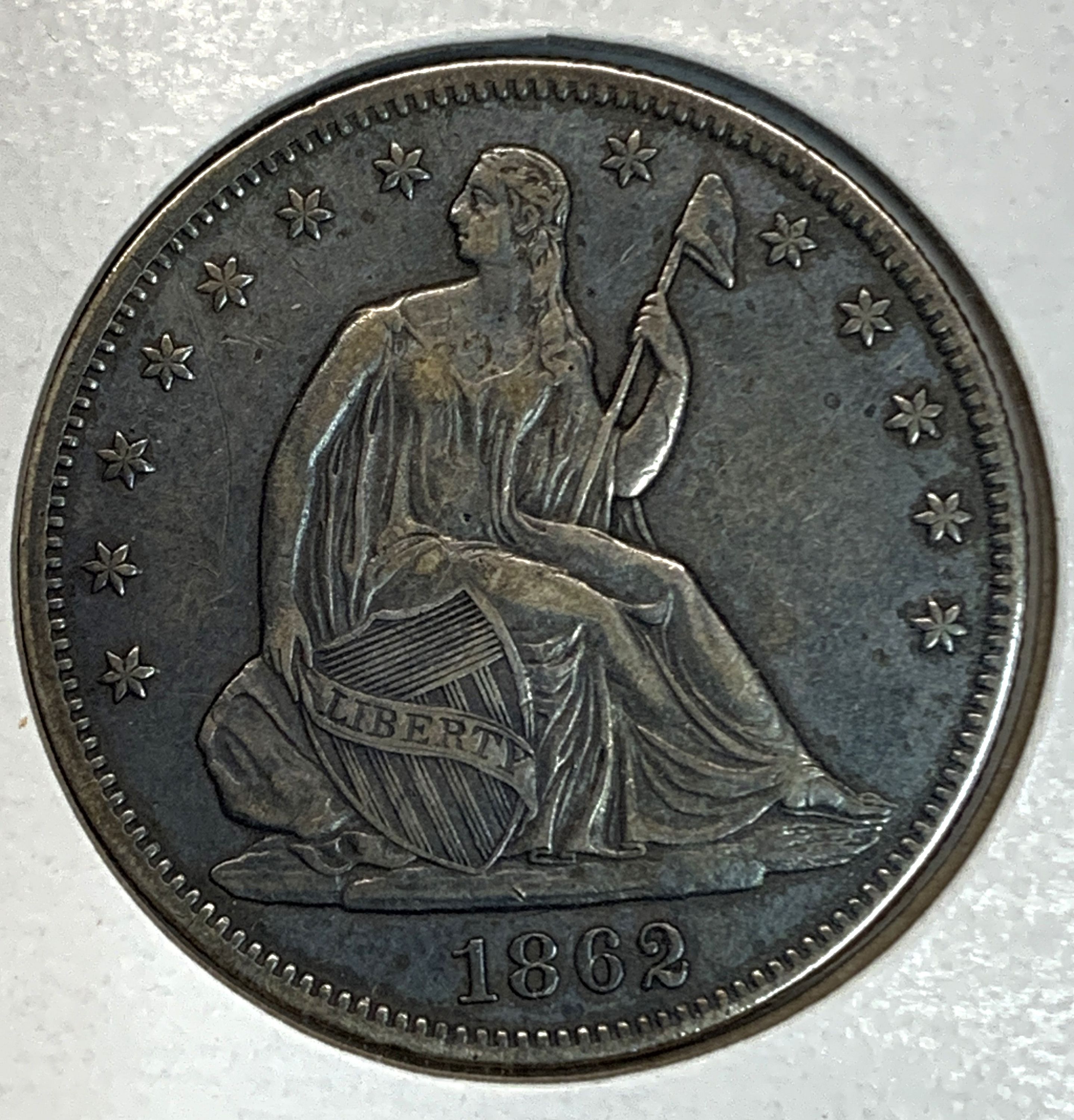 1862 Liberty Seated Half Dollar, Proof 58 (5851) - For Sale, Buy Now ...
