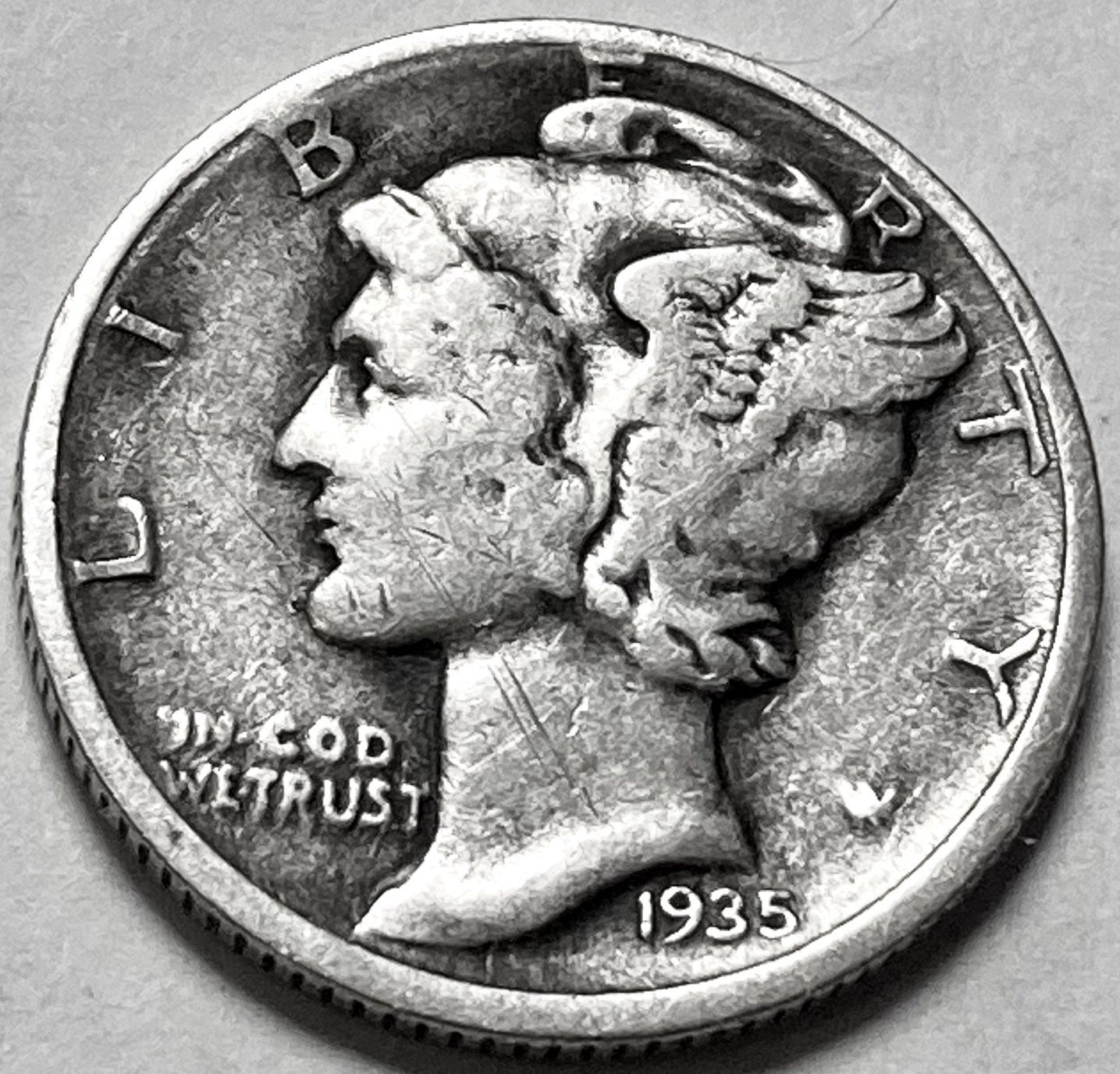 1935 D Mercury Dimes - For Sale, Buy Now Online - Item #767319