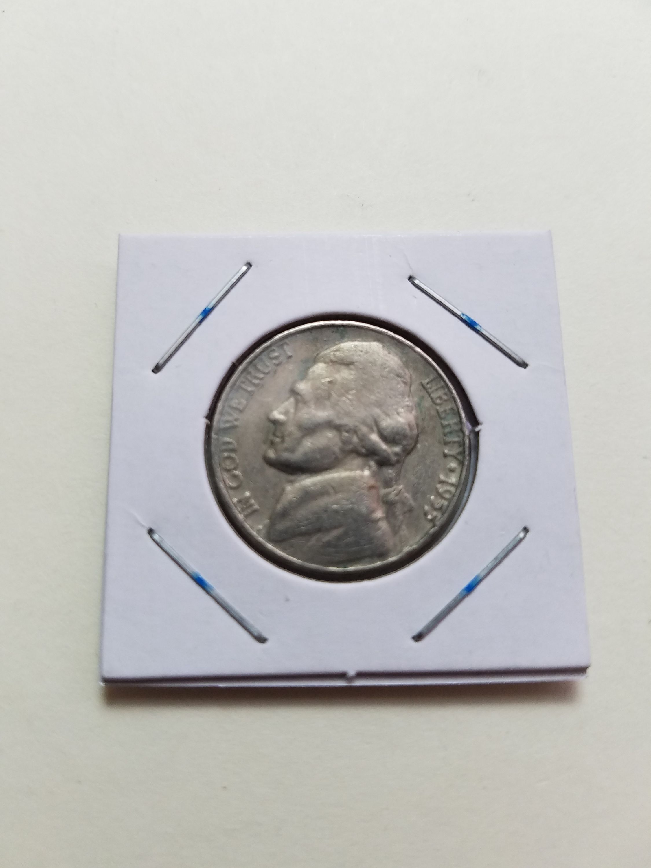 1955 D Over S Jefferson Nickel - For Sale, Buy Now Online - Item #767349