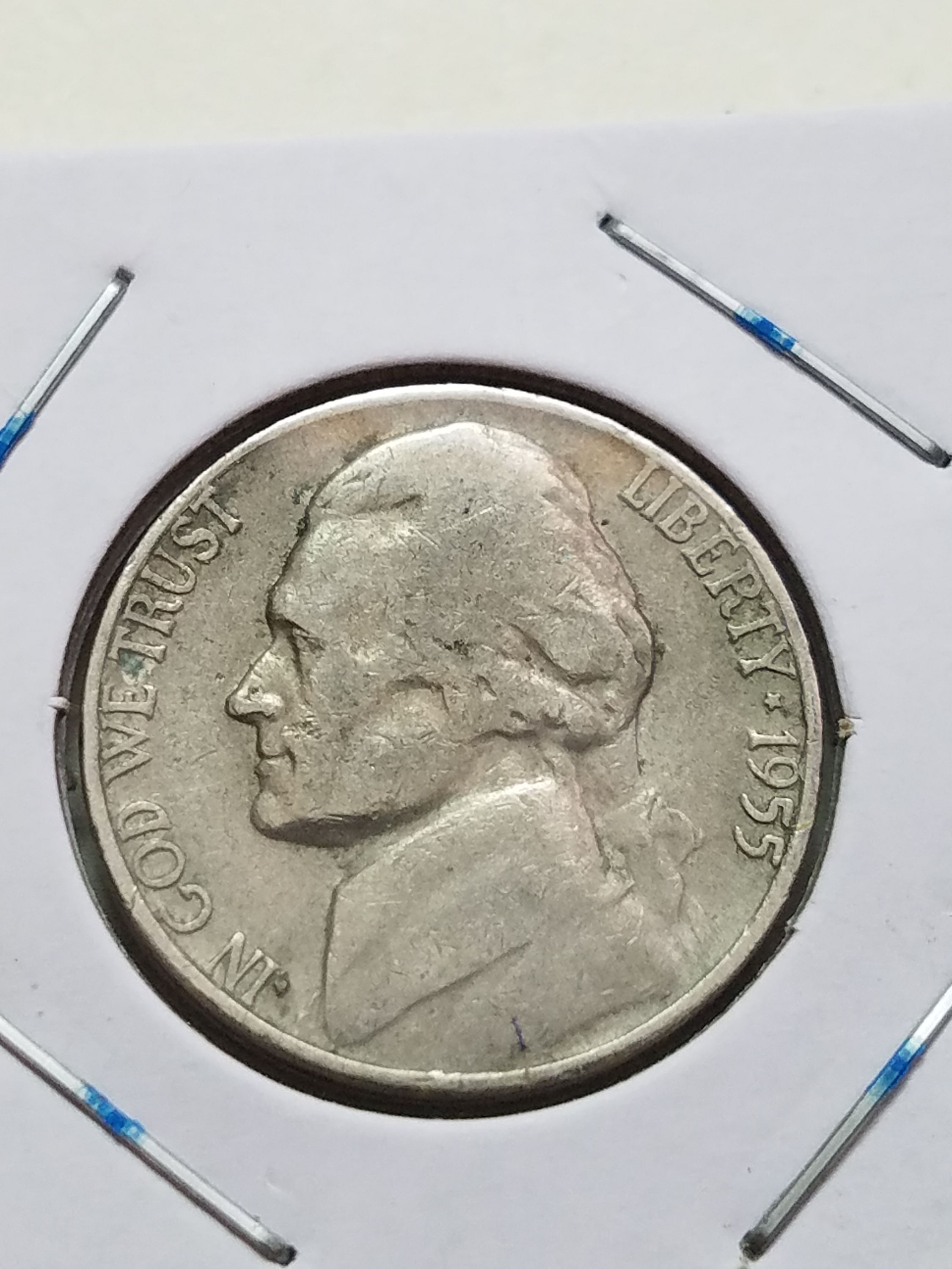 1955 D Over S Jefferson Nickel - For Sale, Buy Now Online - Item #767459