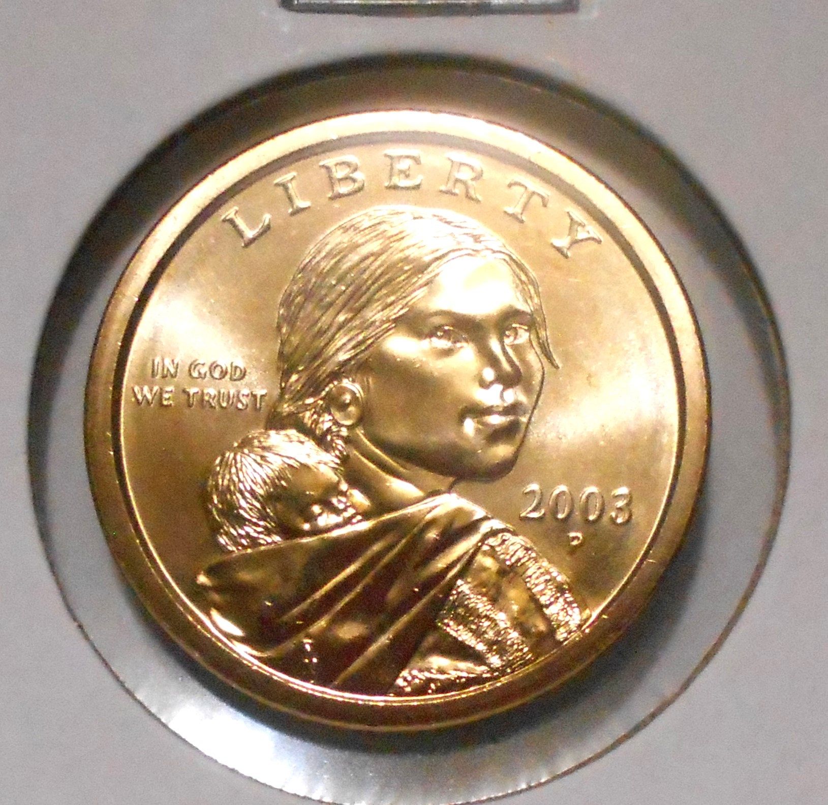 2003 P Uncirculated Sacagawea dollar from mint set - For Sale, Buy Now ...