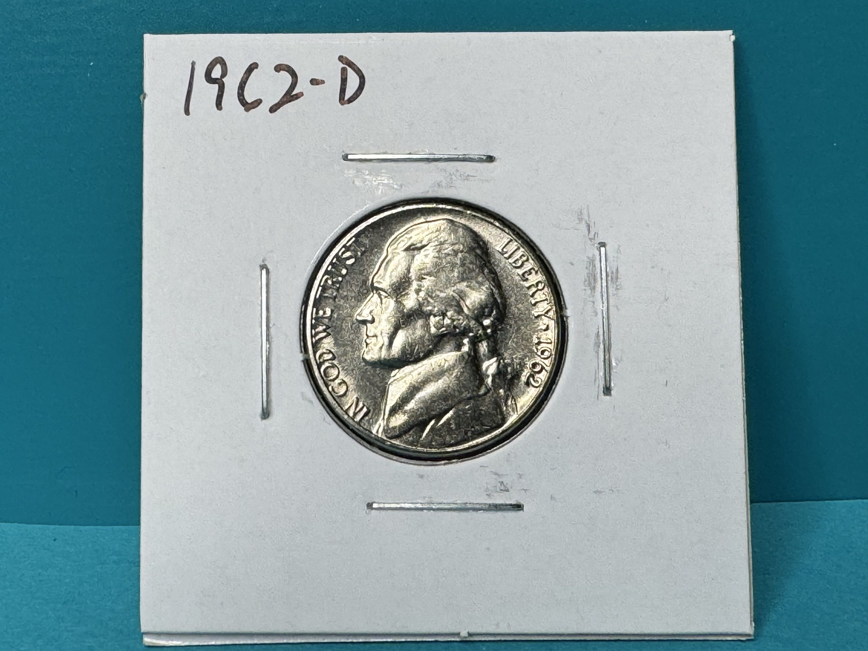 1962-D Jefferson Nickel - For Sale, Buy Now Online - Item #768064