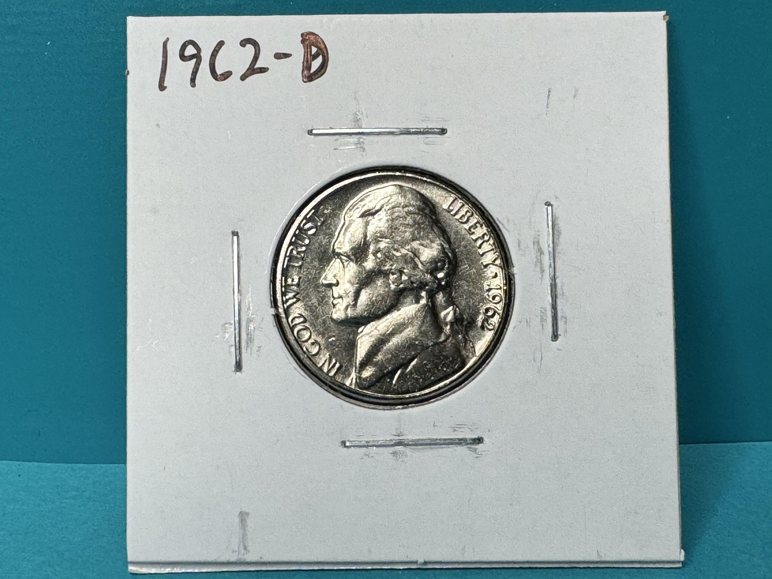 1962-D Jefferson Nickel - For Sale, Buy Now Online - Item #768065