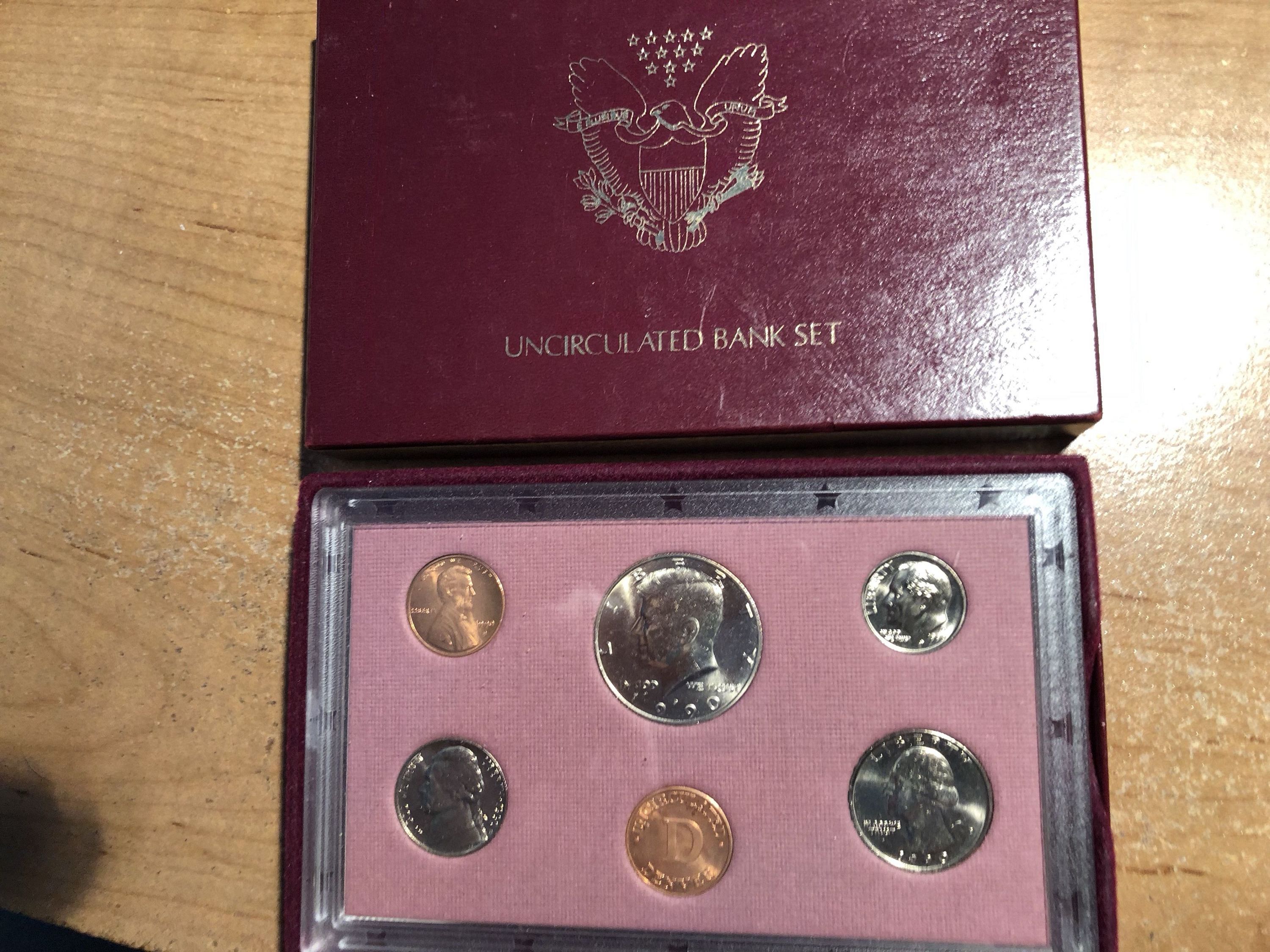 1990-D Uncirculated Mint Set - For Sale, Buy Now Online - Item #768414