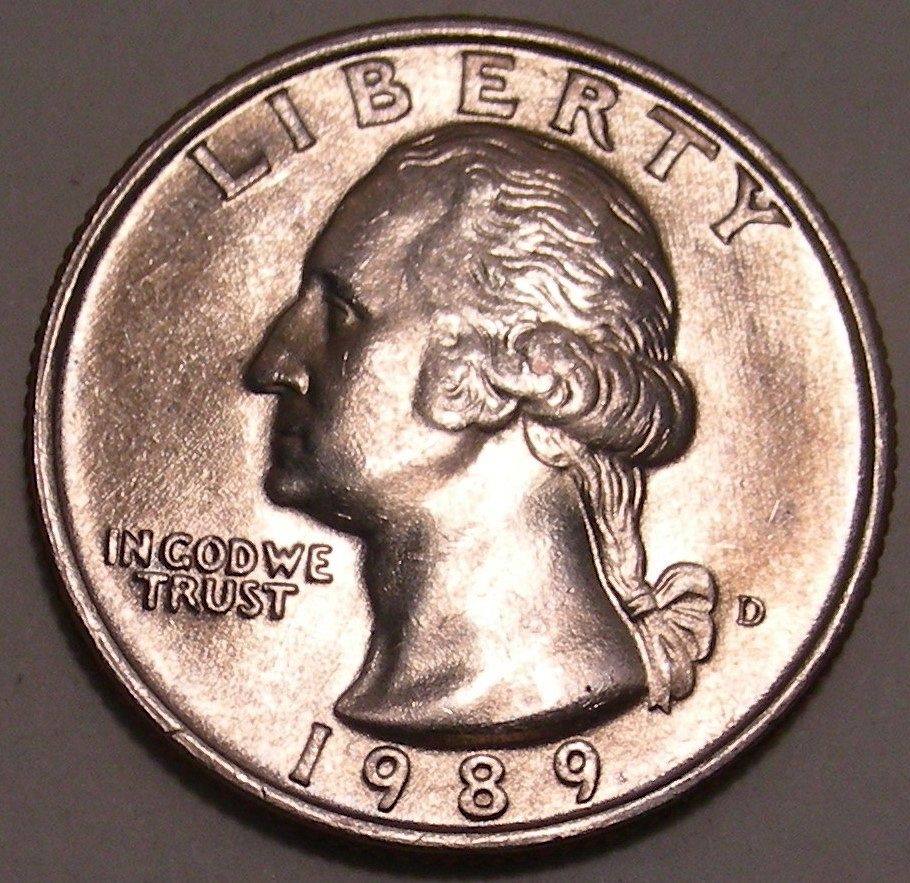1989-D Washington Quarter - For Sale, Buy Now Online - Item #769686