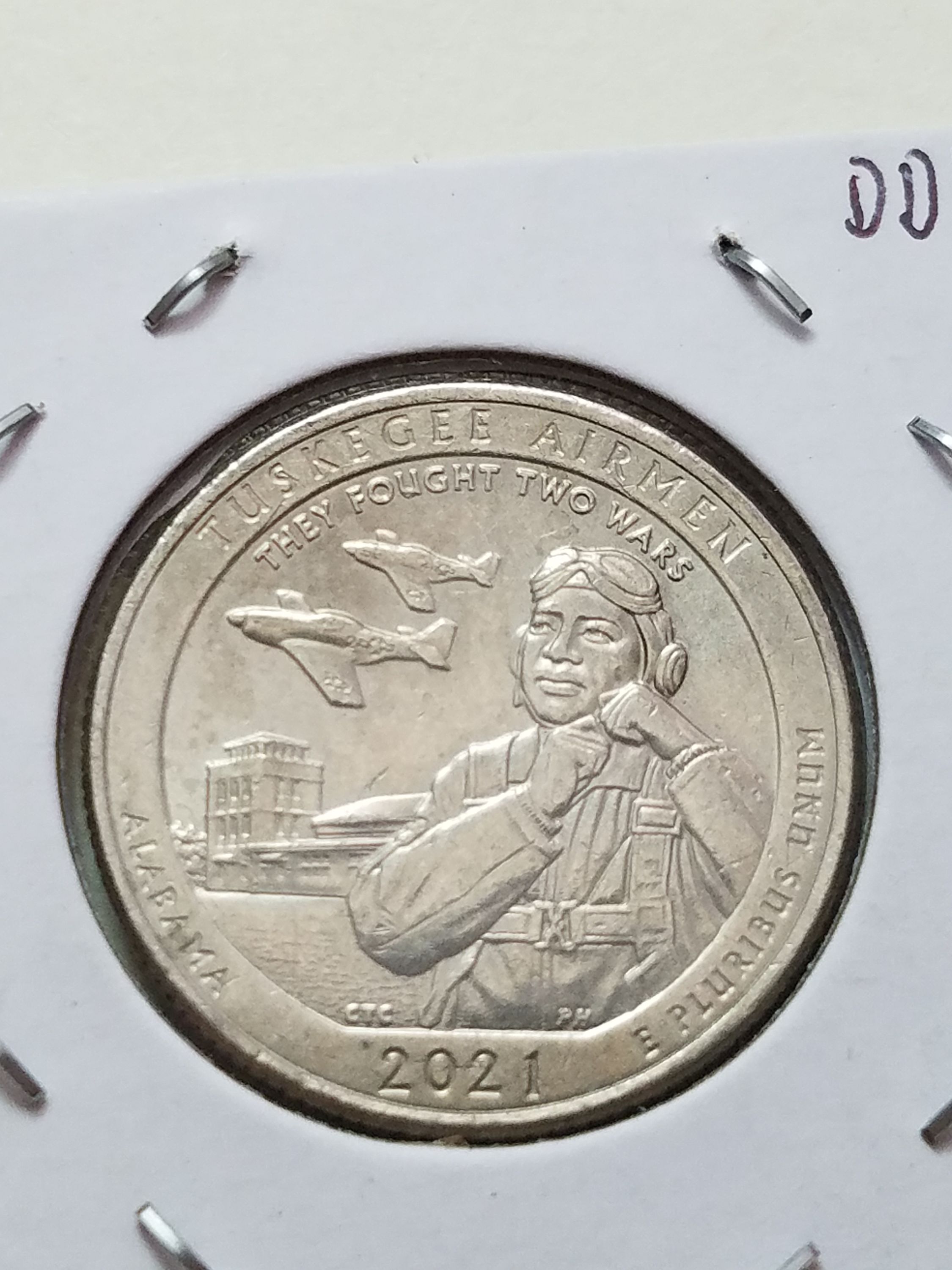 2021 D Tuskegee Airman America the Beautiful Washington Quarter DDR ...