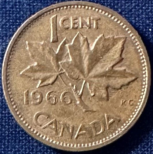 Canada - 1966 - 1 Cent [#5] - For Sale, Buy Now Online - Item #770012