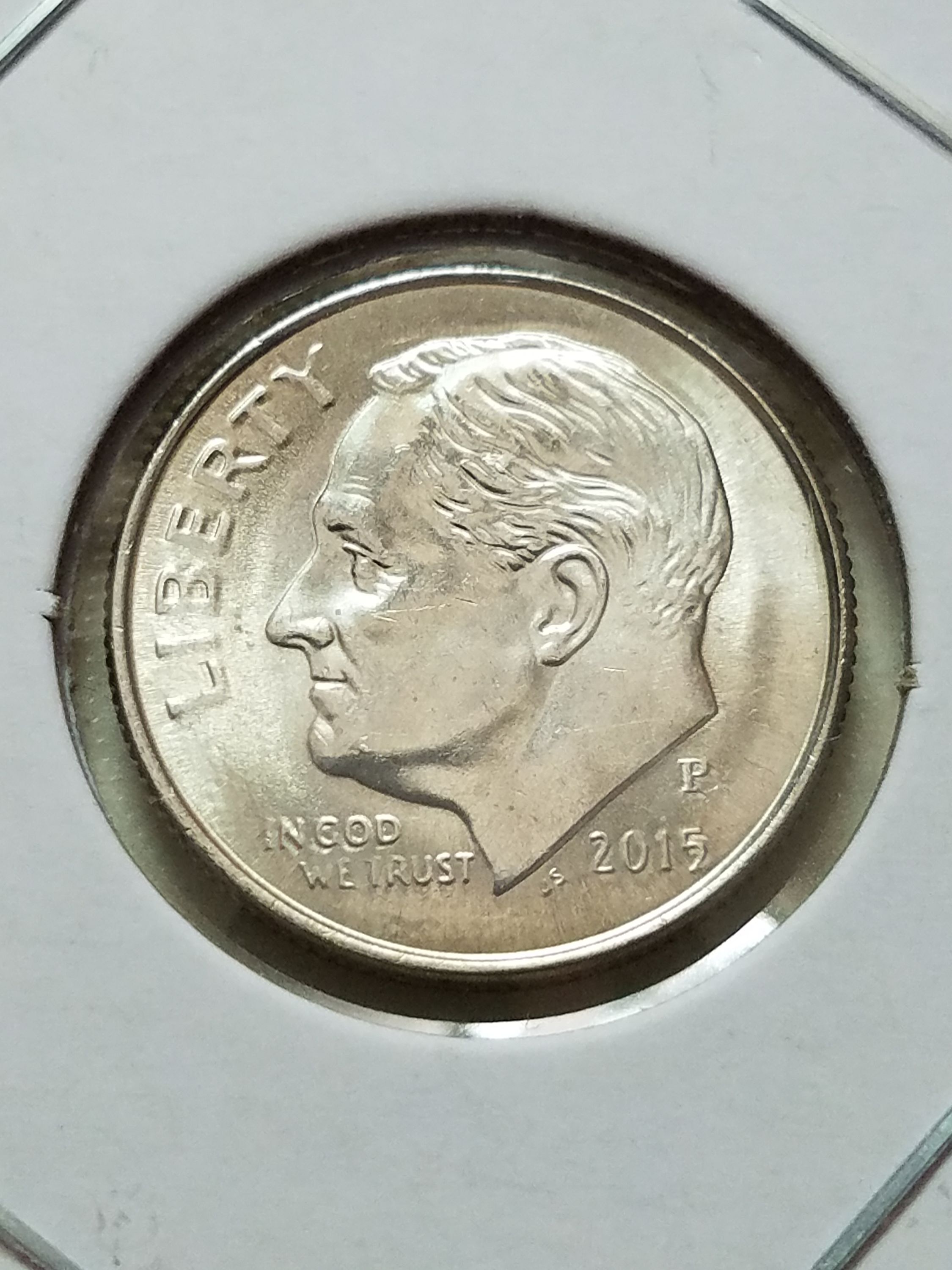 2015 P Roosevelt Dime Die Clash Error - For Sale, Buy Now Online - Item ...