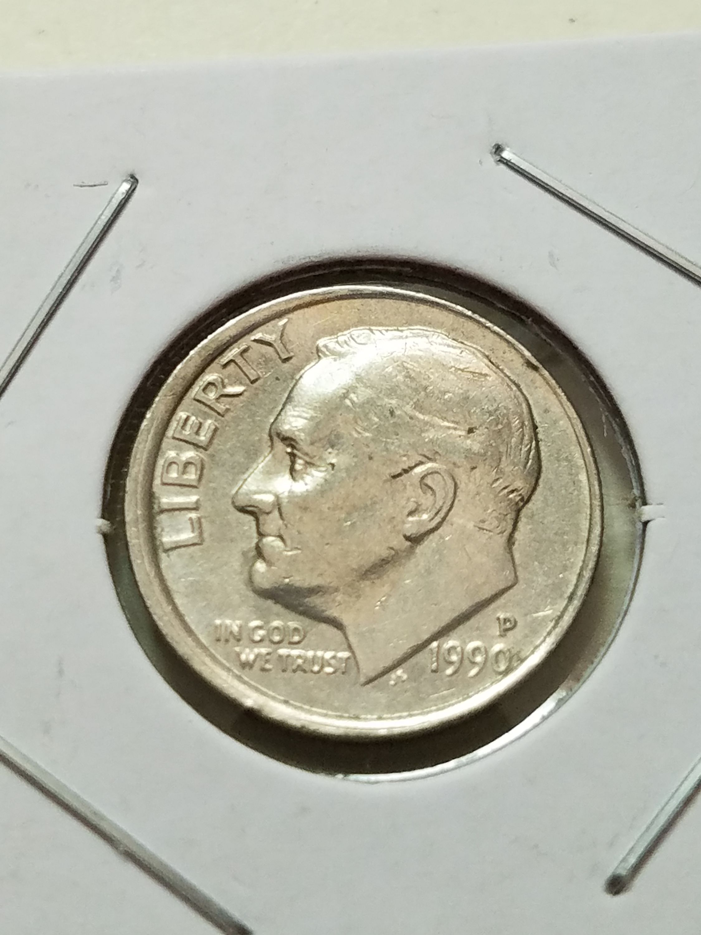 1990 P Roosevelt Dime DDO and Off Center - For Sale, Buy Now Online ...