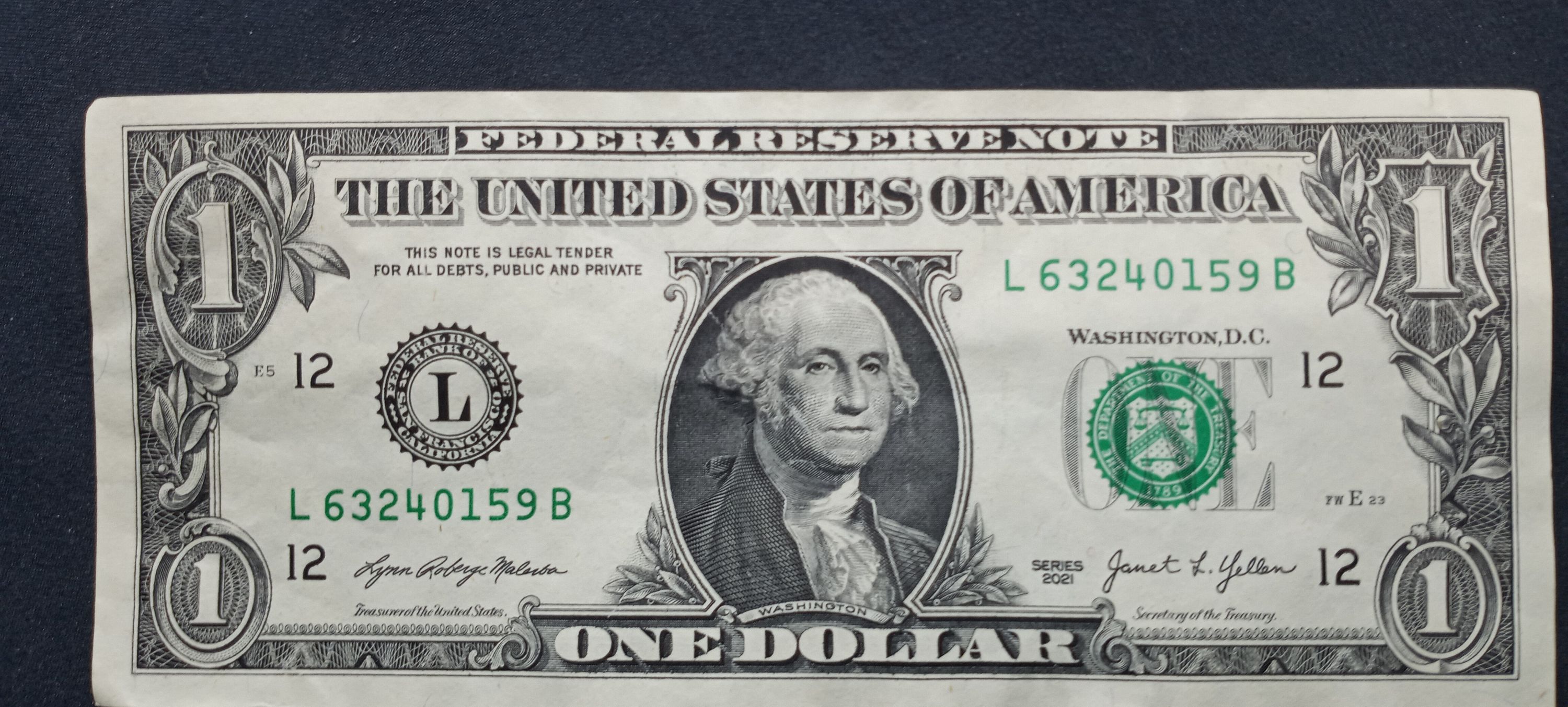FANCY SERIAL NUMBER 7-DIGIT BROKEN LADDER 0-6, 2021 L BLOCK FORT WORTH ...