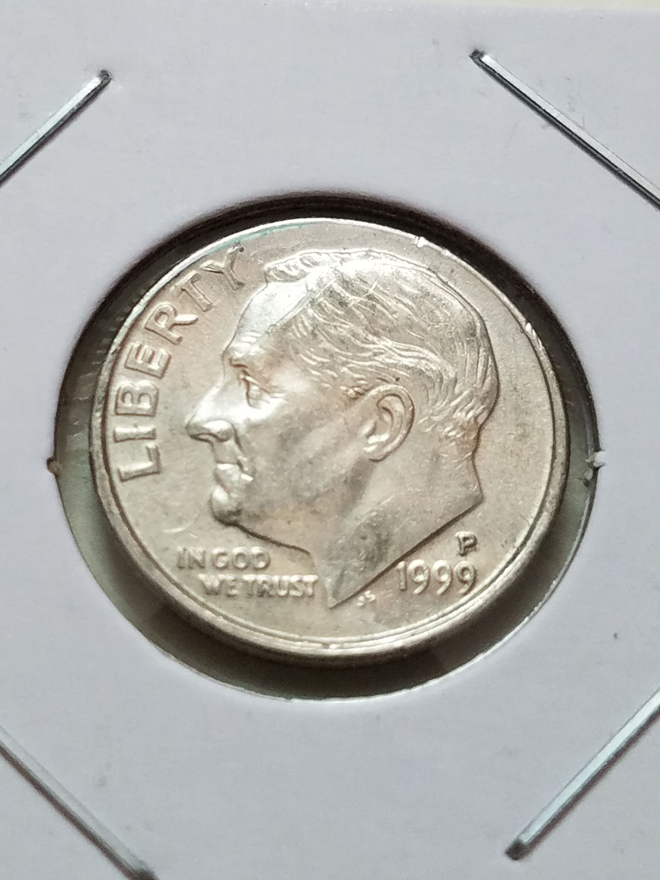 1999 P Roosevelt Dime DDO DDR Off Center - For Sale, Buy Now Online ...
