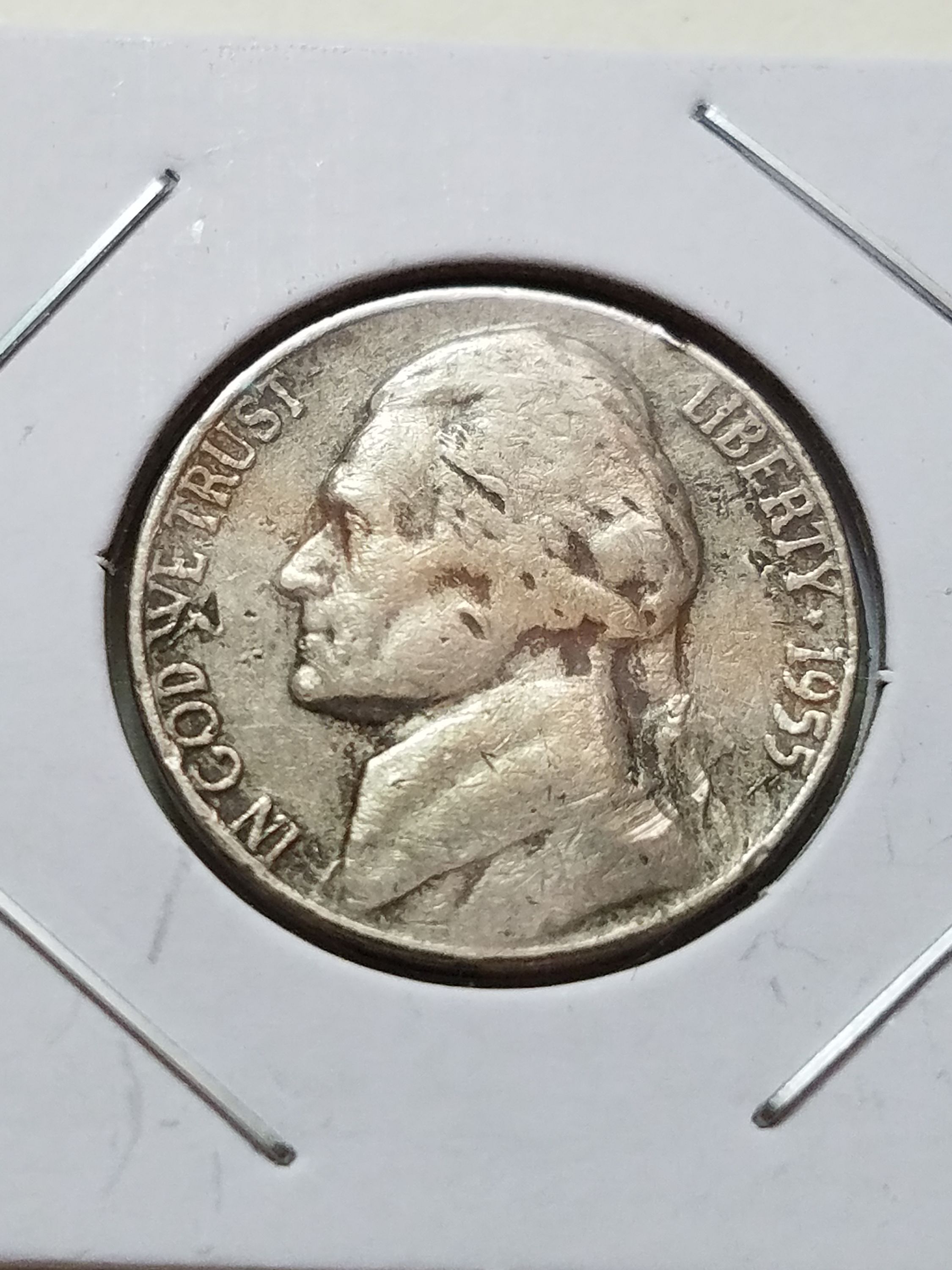 1955 D over S D/S Jefferson Nickel - For Sale, Buy Now Online - Item ...