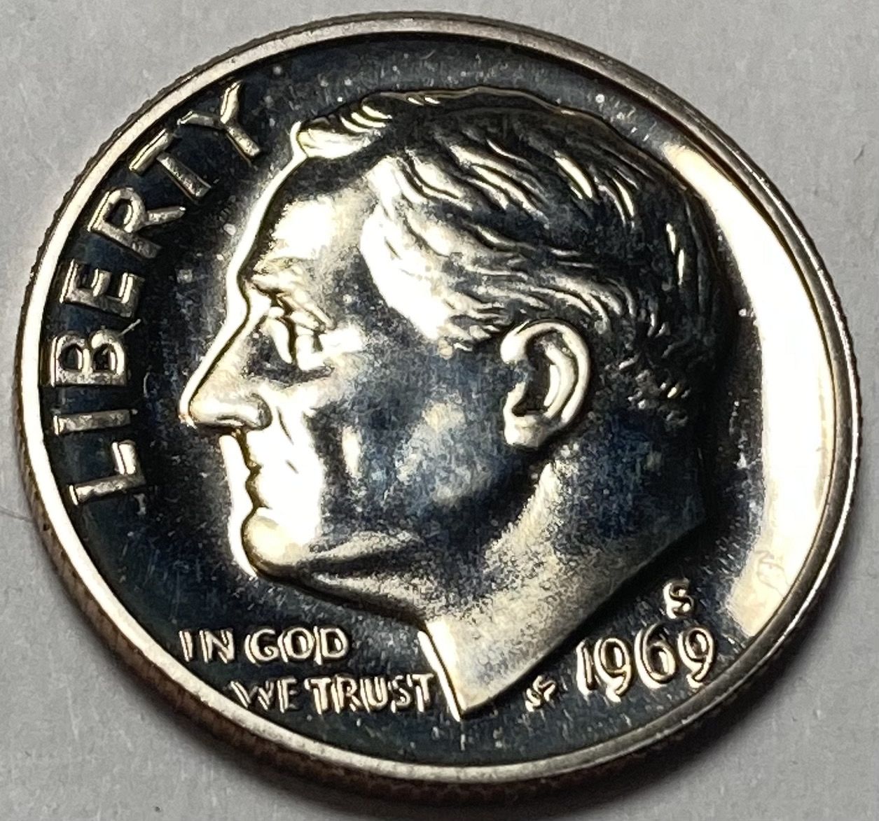 1969 S Roosevelt Dimes - For Sale, Buy Now Online - Item #773966