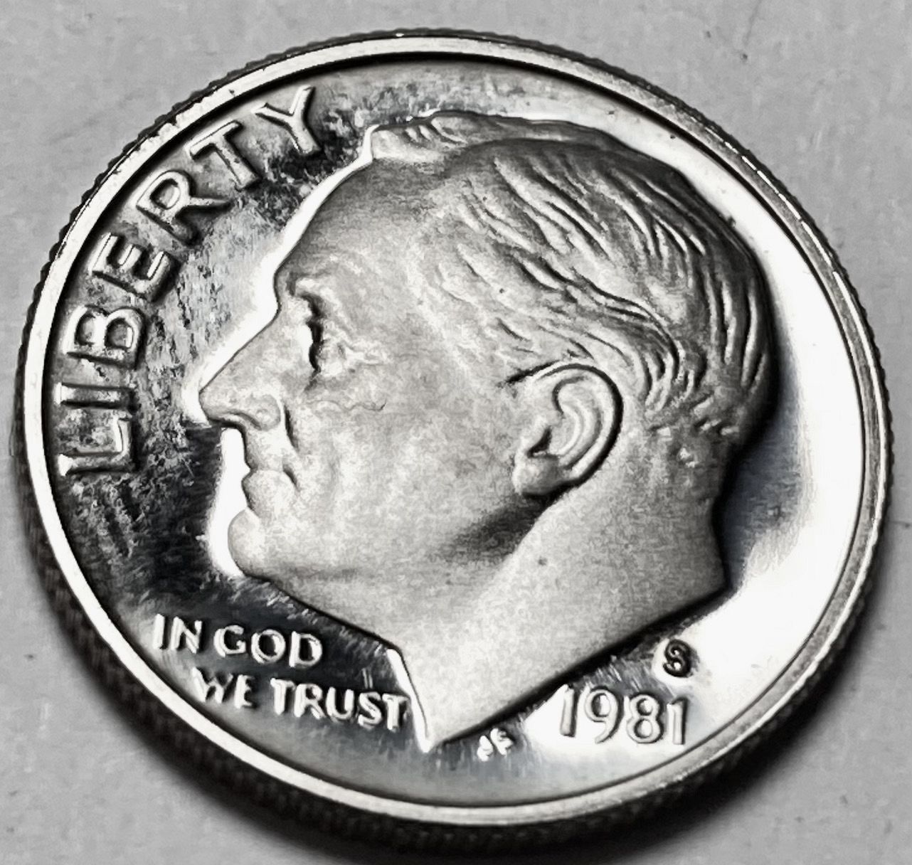 1981 S Roosevelt Dimes: Type 2 - Clear S - For Sale, Buy Now Online ...