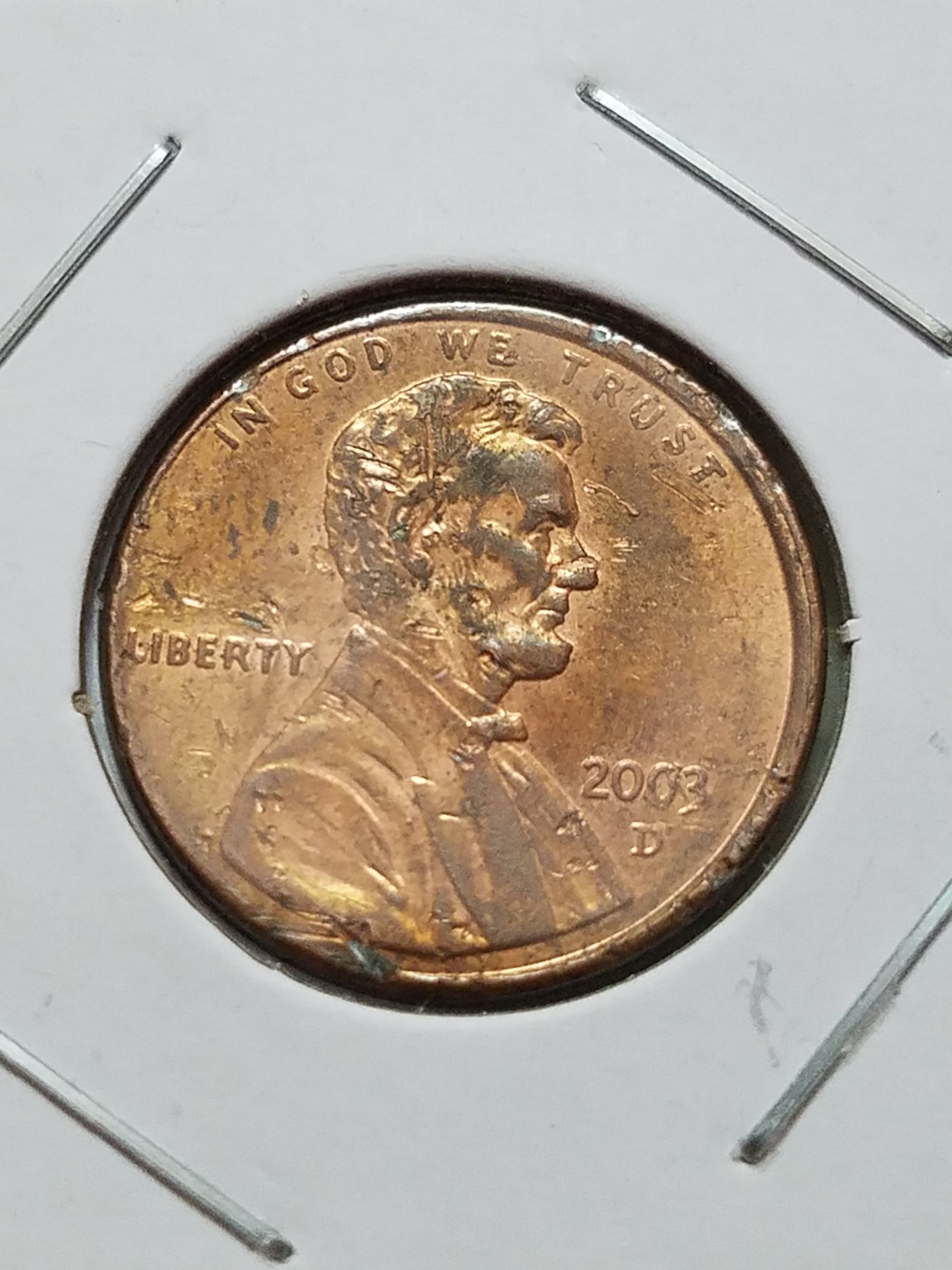 2003 D Lincoln Penny DDR and Off Center - For Sale, Buy Now Online ...