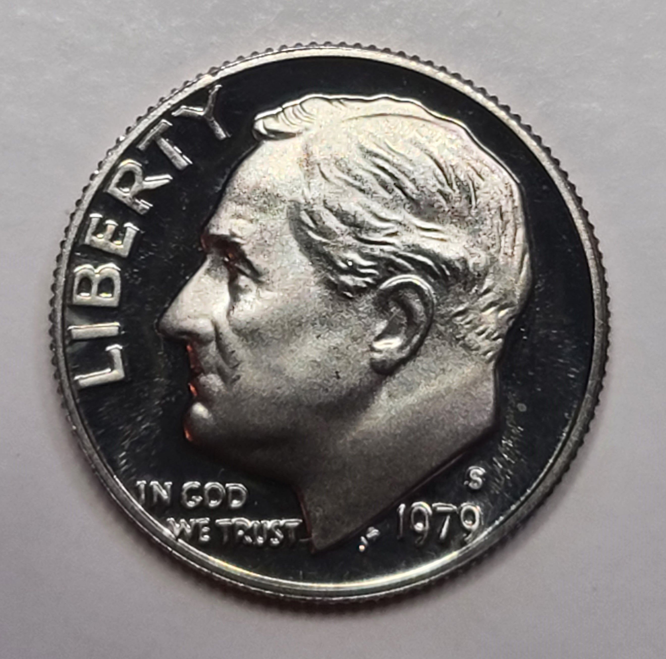 1979-S Type 2 Roosevelt Dime Proof-64 (Near Gem) Full Bands - For Sale ...