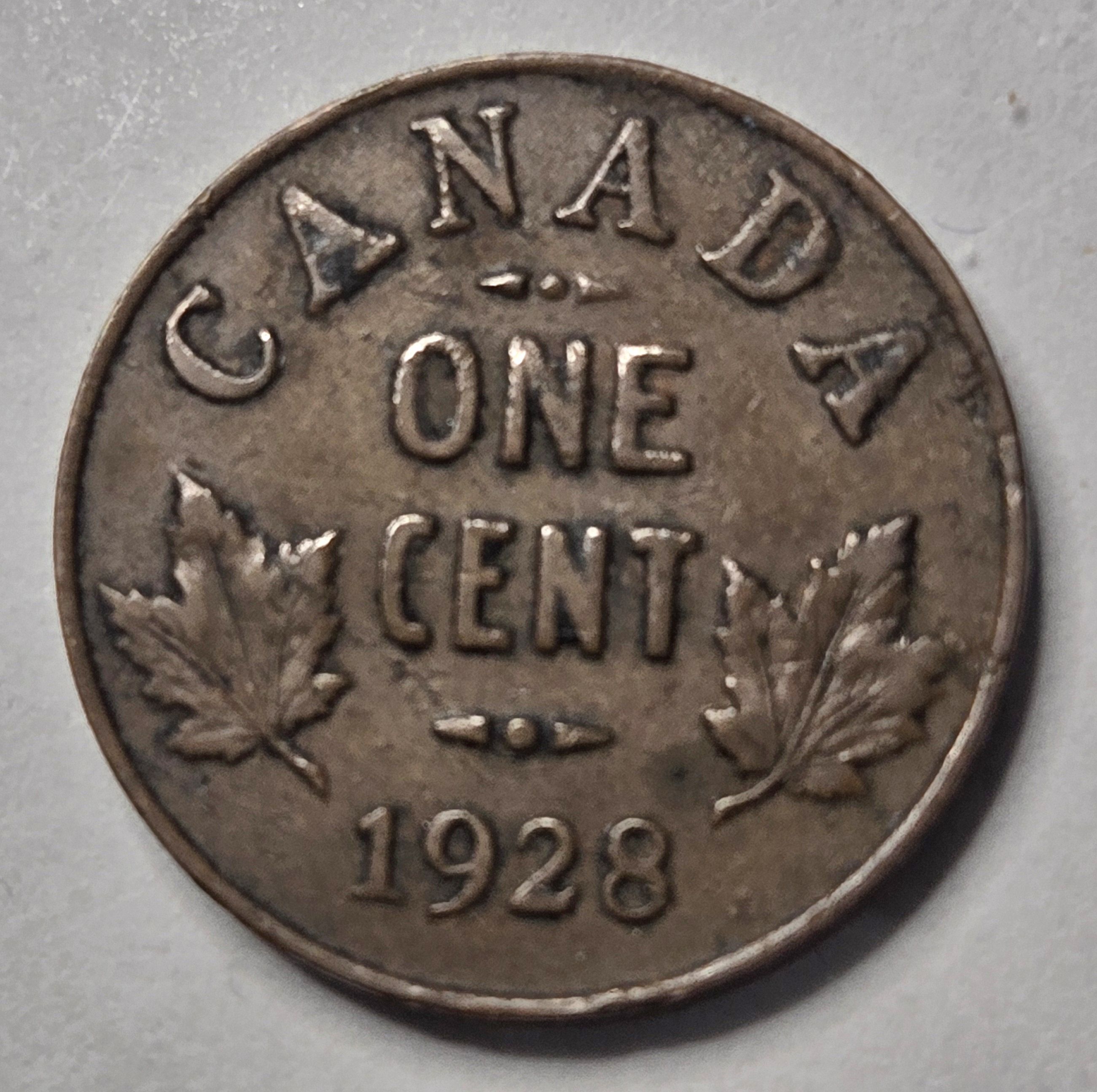 1928 Canadian Cent - For Sale, Buy Now Online - Item #777316