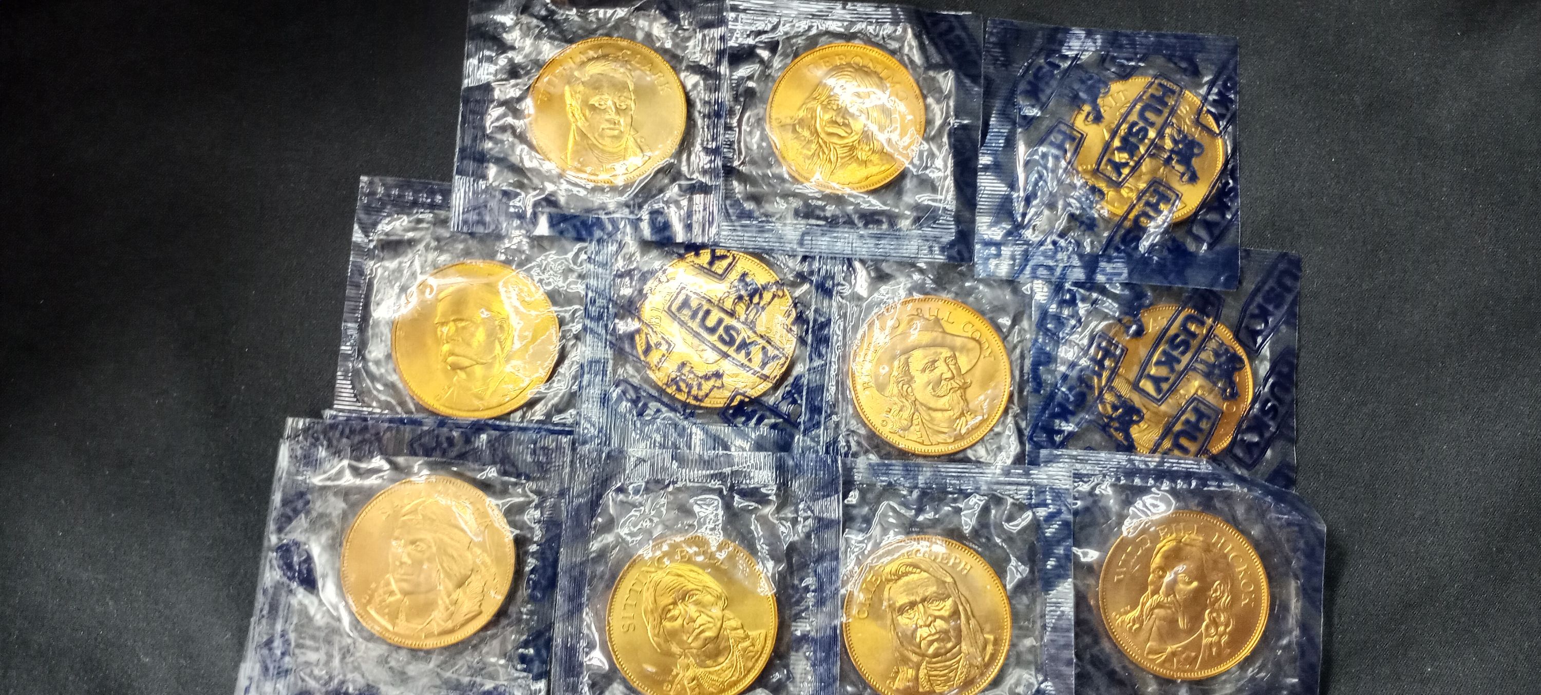 11-Franklin Mint Rugged Americans Coin Set Almost Complete Missing 2 ...