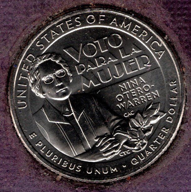 2022 P Nina Otero-Warren American Women Quarters -#02-015 - For Sale ...