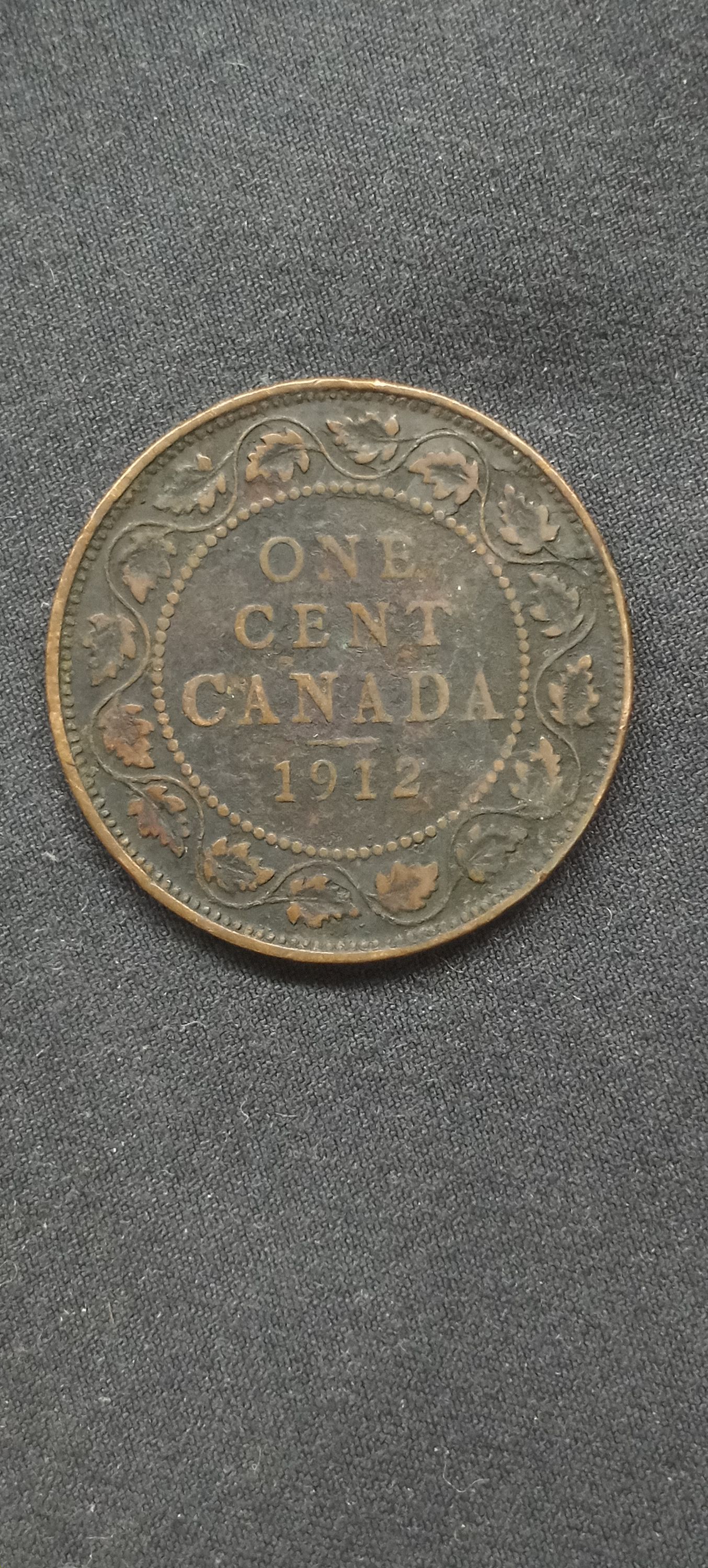 CANADA 1912 ONE CENT LOWER MINTAGE - For Sale, Buy Now Online - Item ...