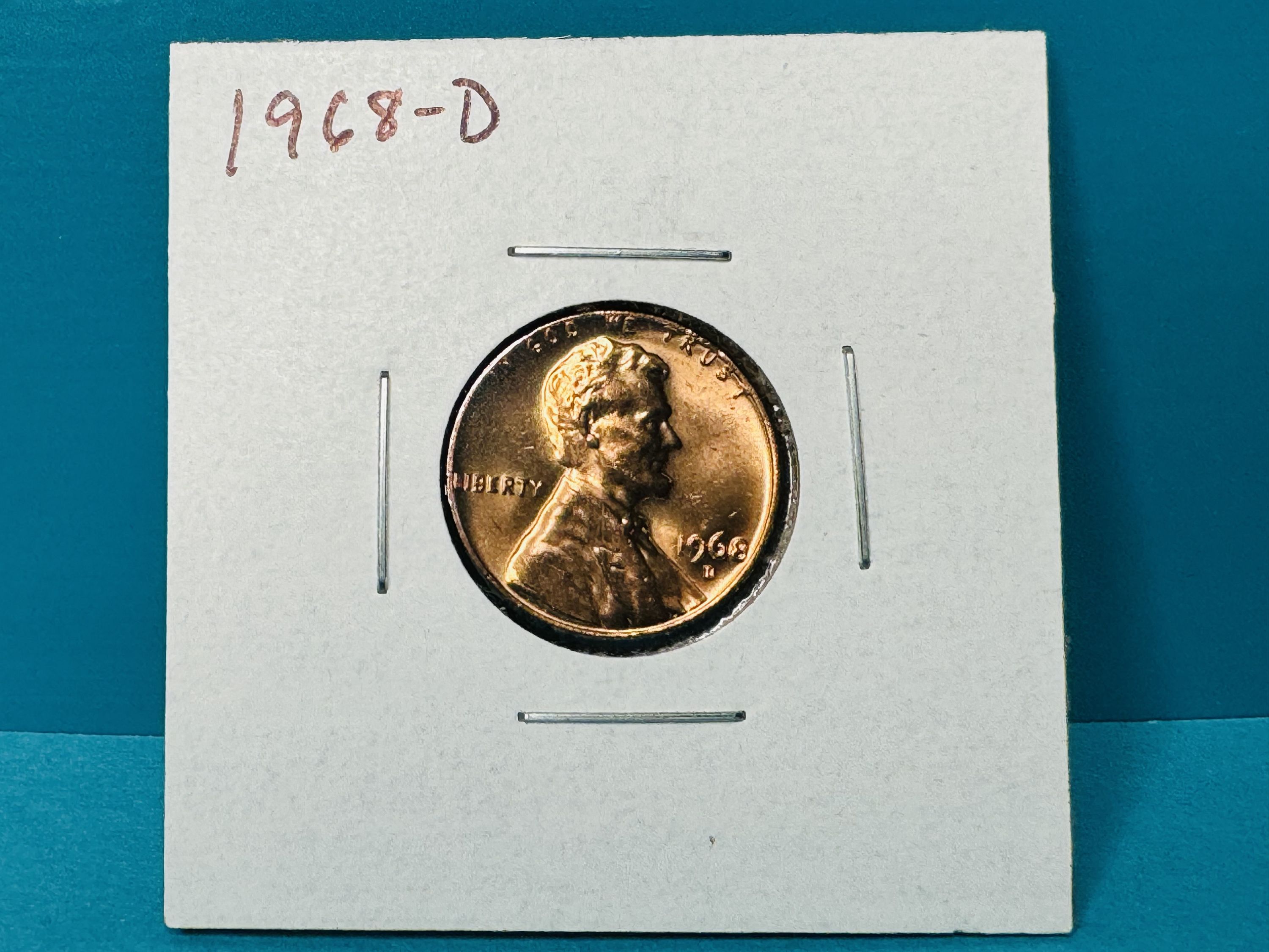 1968-D Lincoln Memorial Cent - For Sale, Buy Now Online - Item #778920