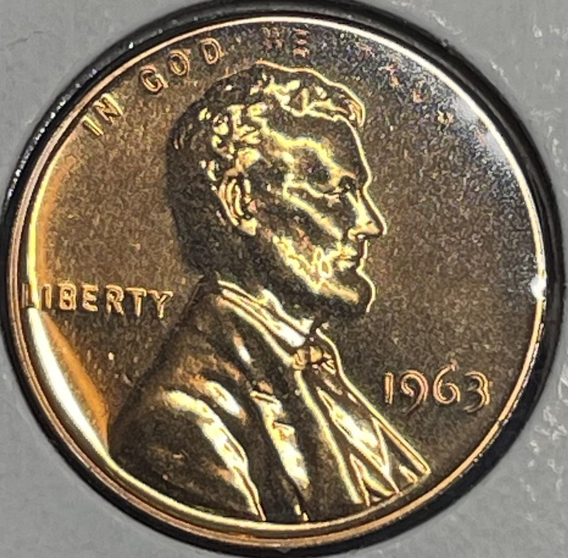 1963-P Lincoln Memorial Cent ~ Flashy Proof Pulled from Proof Set - For ...