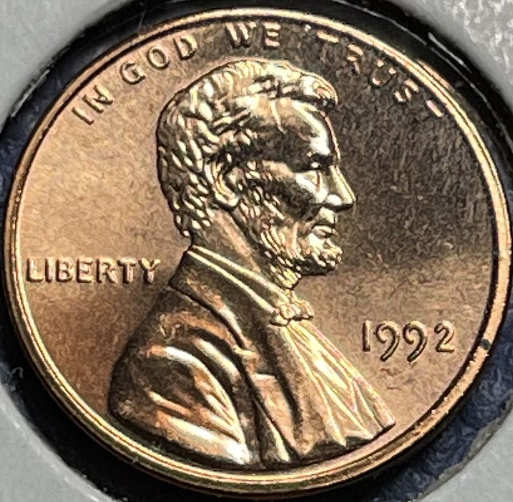 1992-P Lincoln Memorial Cent ~ Brilliant Uncirculated Condition - For ...