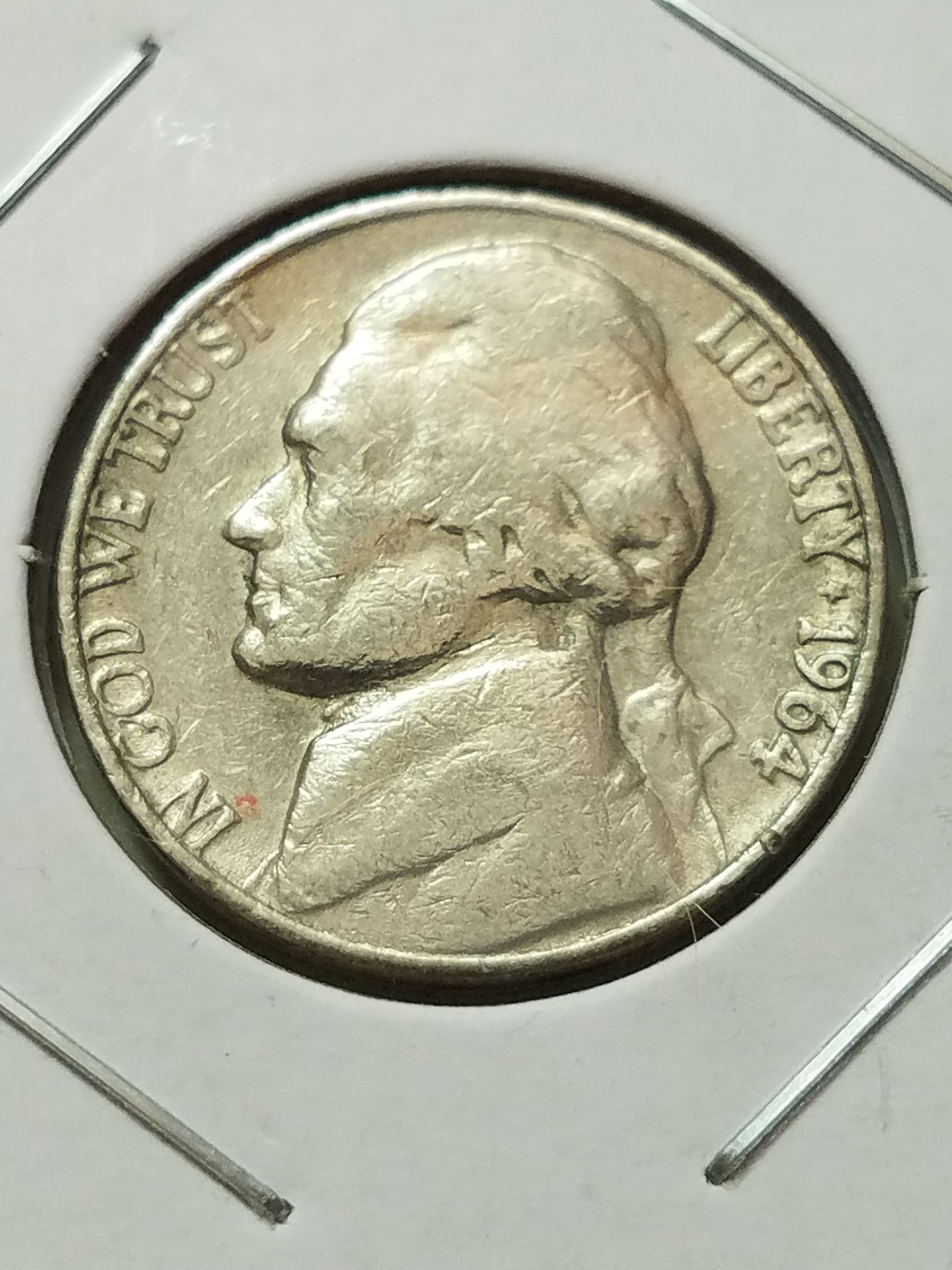 1964 D Jefferson Nickel Mint Mark Error - For Sale, Buy Now Online ...