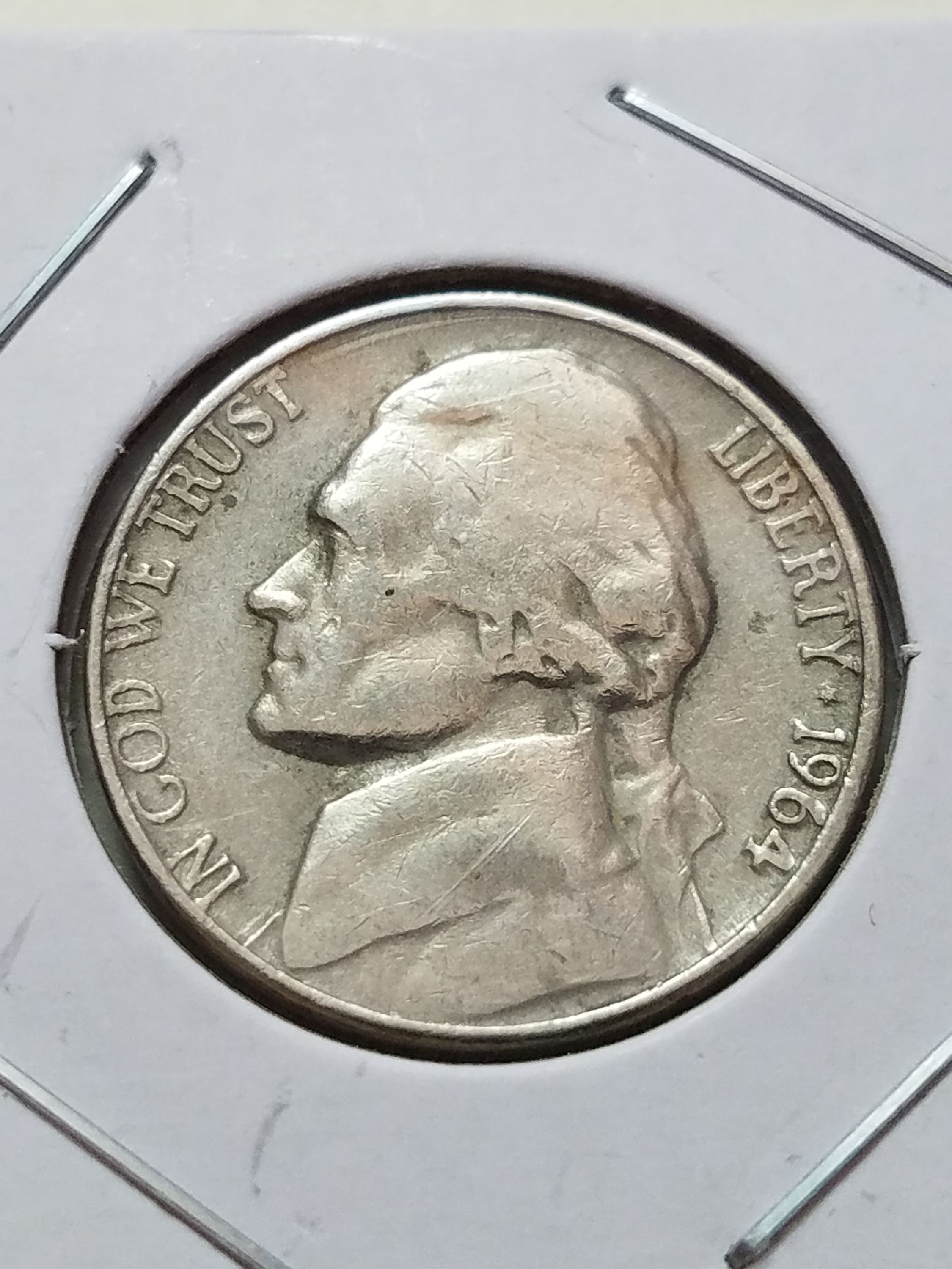 1964 D Jefferson Nickel Mint Mark Error - For Sale, Buy Now Online ...