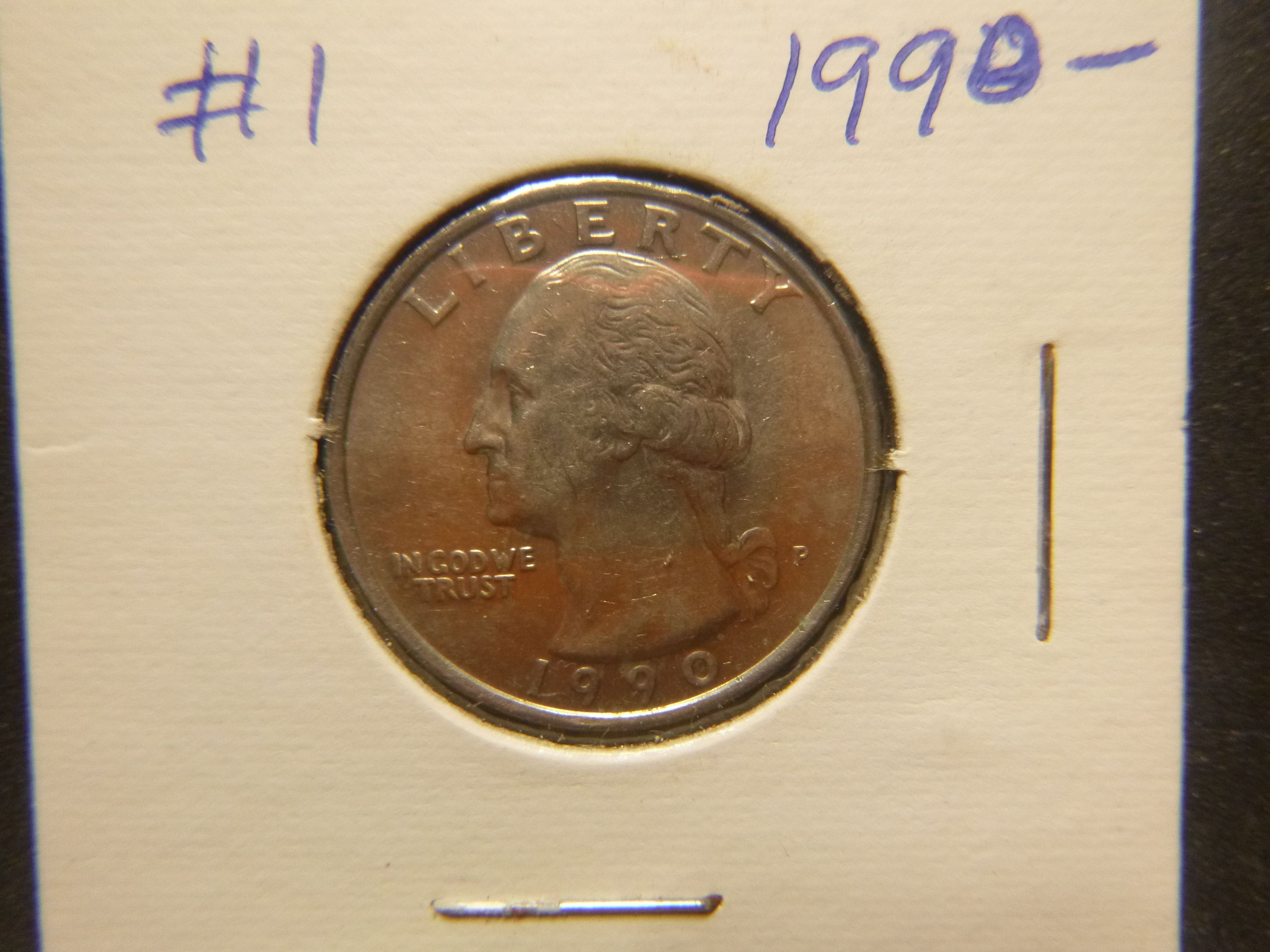 1990 P Washington Quarters - For Sale, Buy Now Online - Item #780486