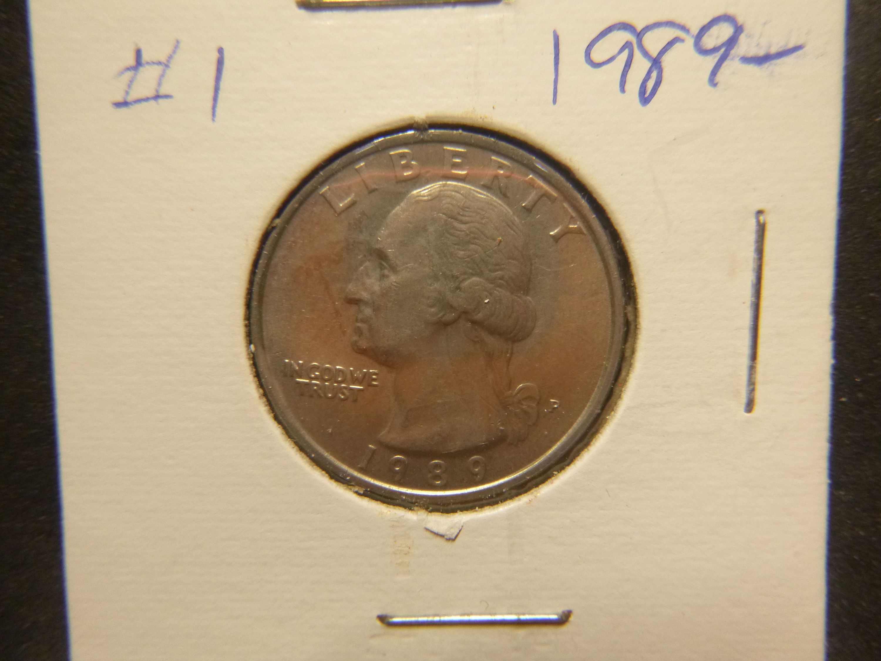 1989 P Washington Quarters - For Sale, Buy Now Online - Item #780498