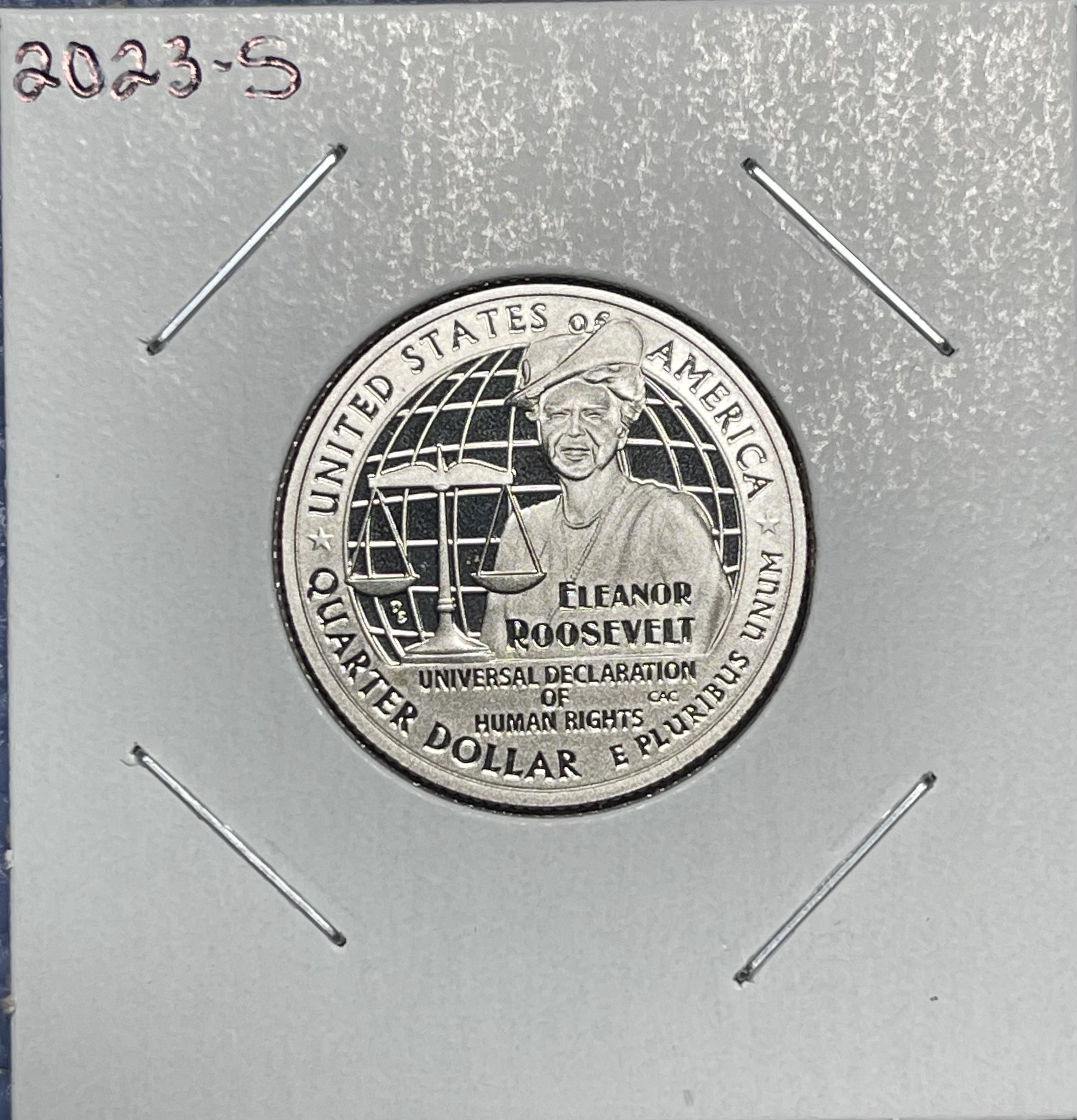 2023-S Deep Cameo Clad Proof Washington ATB - Eleanor Roosevelt US ...