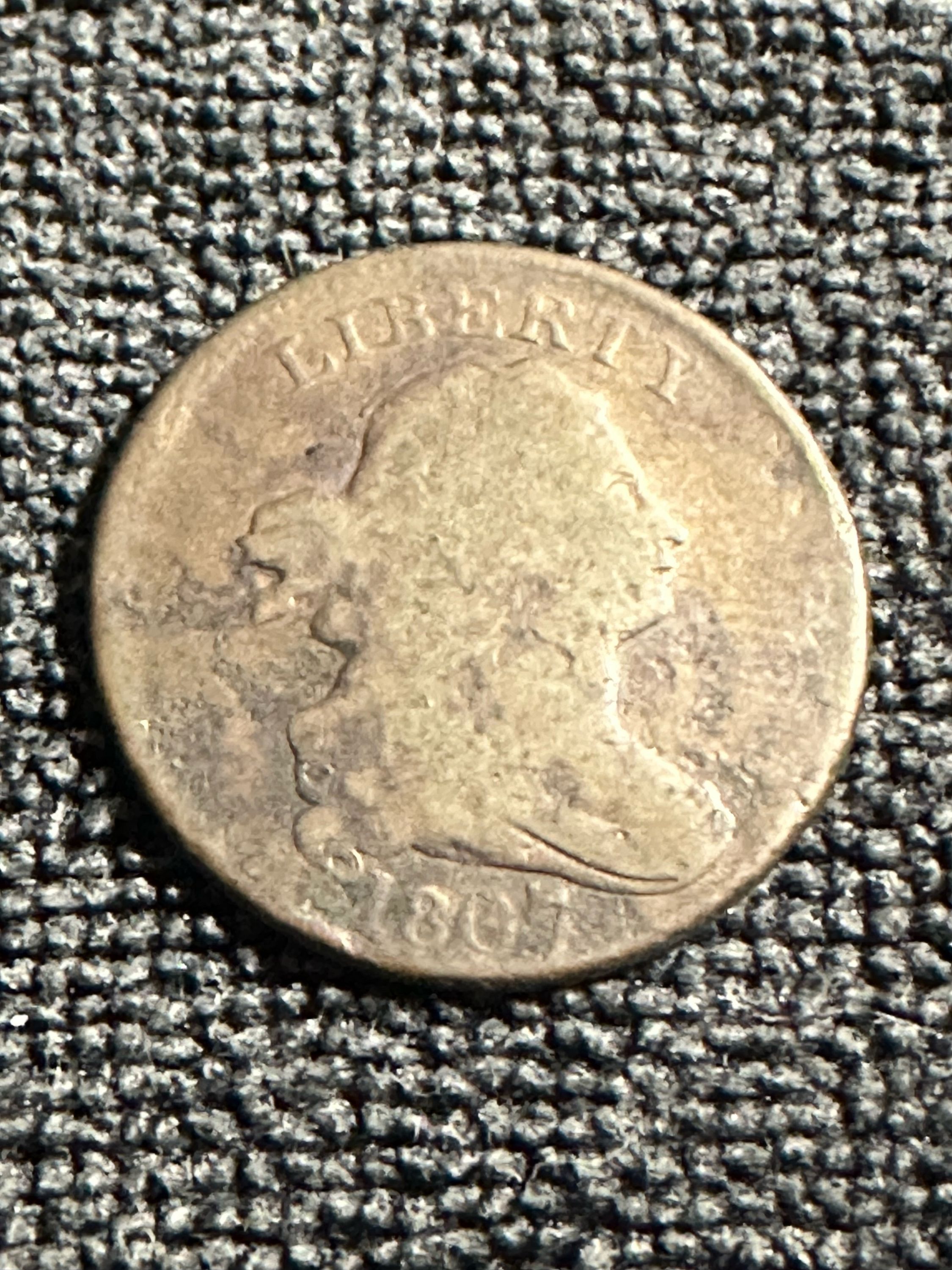 1807 Draped Bust Half Cent PB - For Sale, Buy Now Online - Item #782543