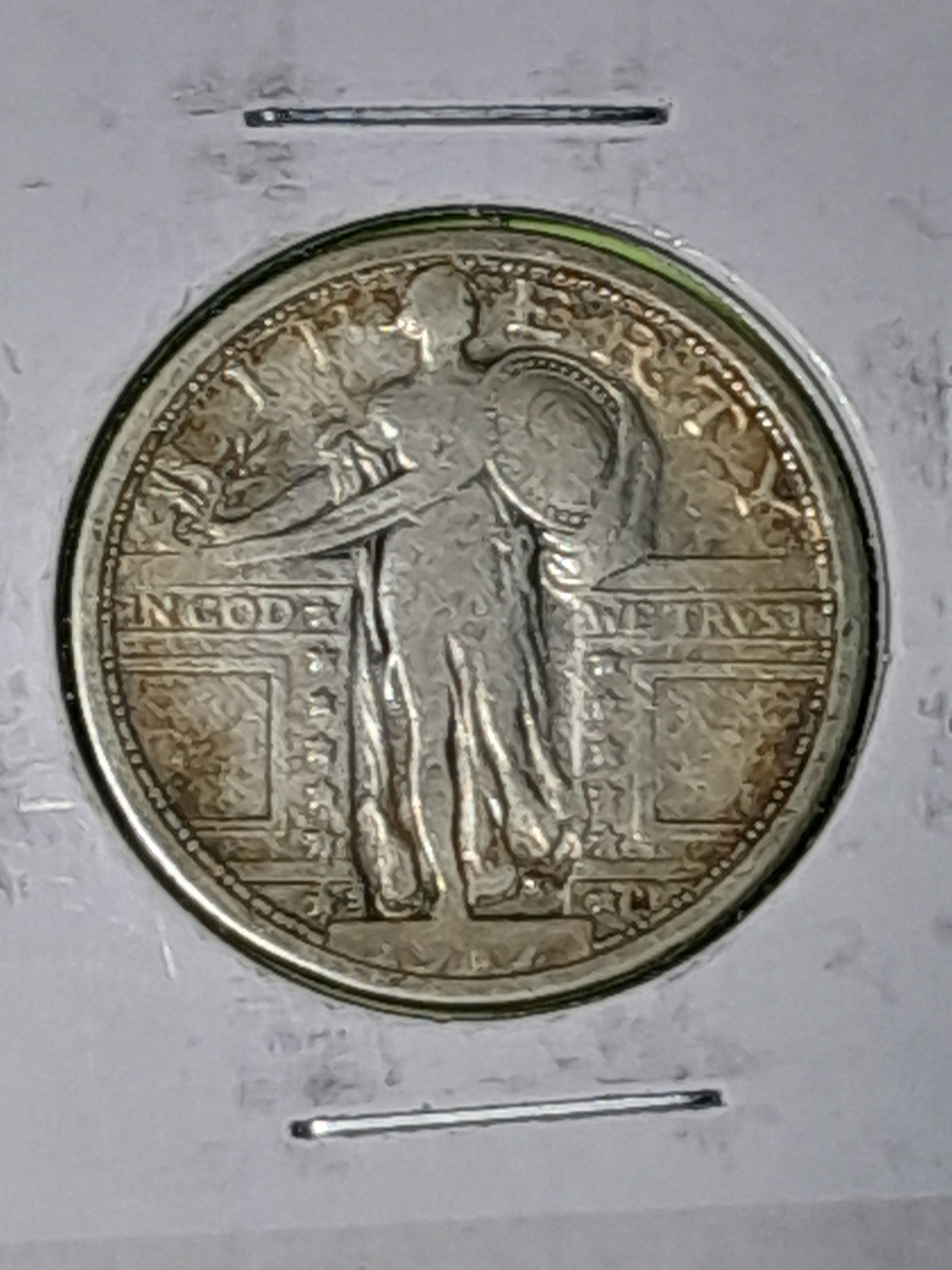 1917S Type 1 Standing Liberty Quarter F12 #25-1917STY1-1 - For Sale ...