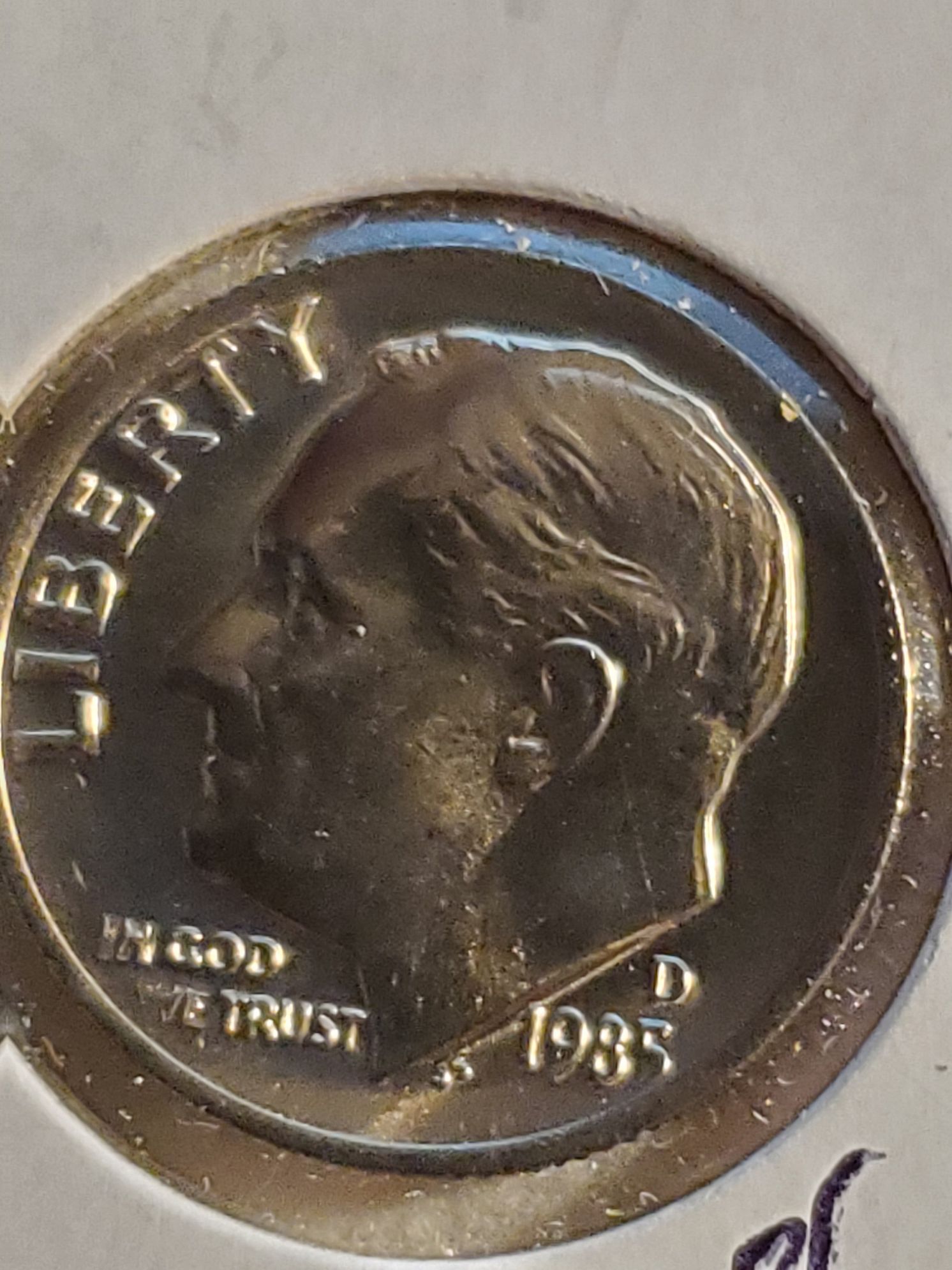 1985 D Roosevelt Dime - For Sale, Buy Now Online - Item #783789