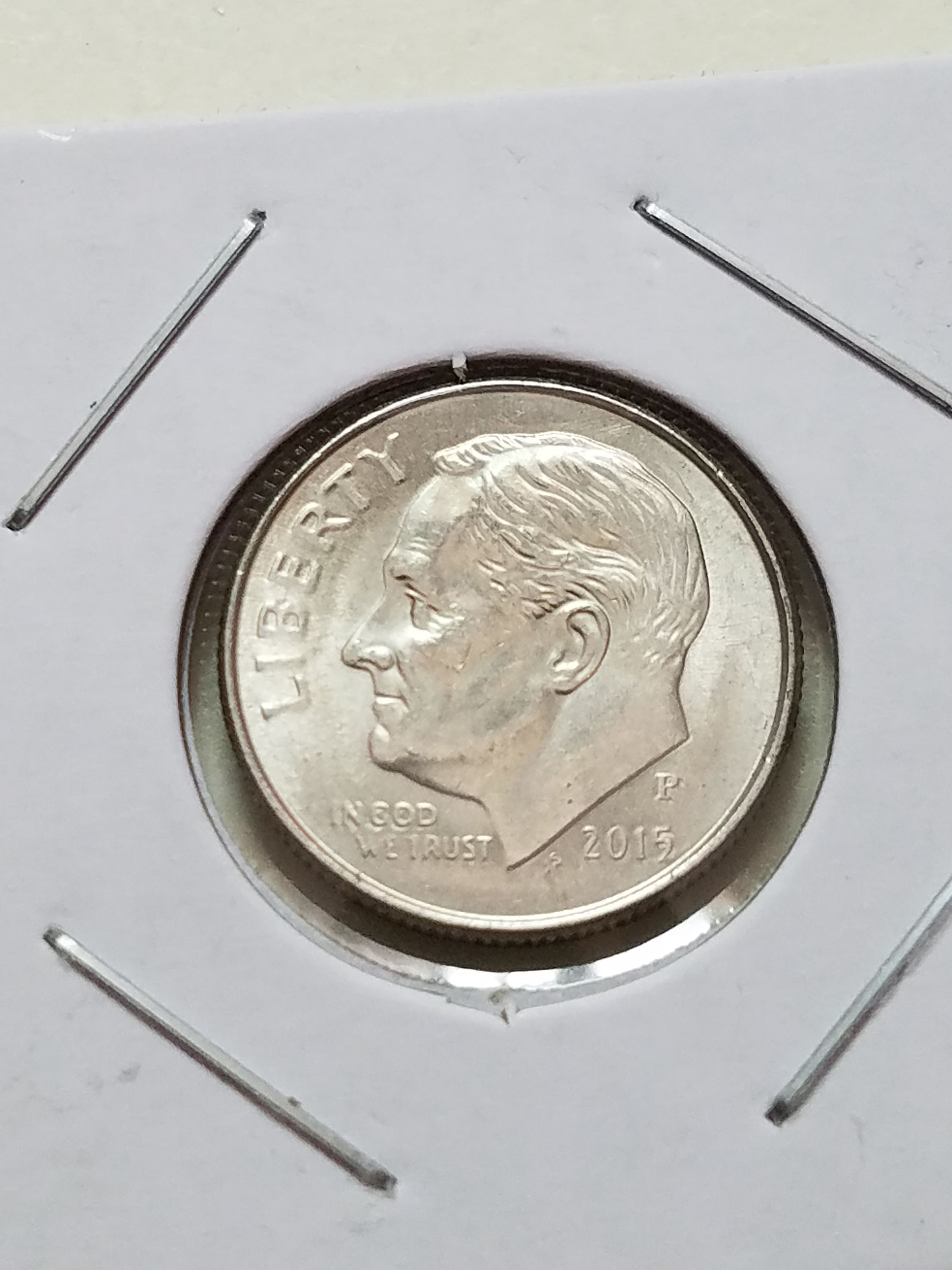 2015 P Roosevelt Dime Die Clash Error - For Sale, Buy Now Online - Item ...