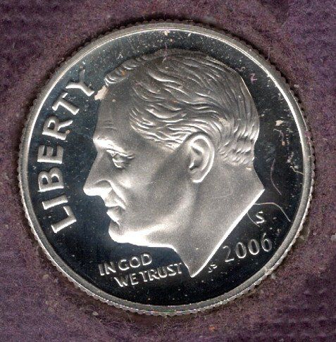 2006 S Roosevelt Dimes: Silver Proof -#03-008 - For Sale, Buy Now ...