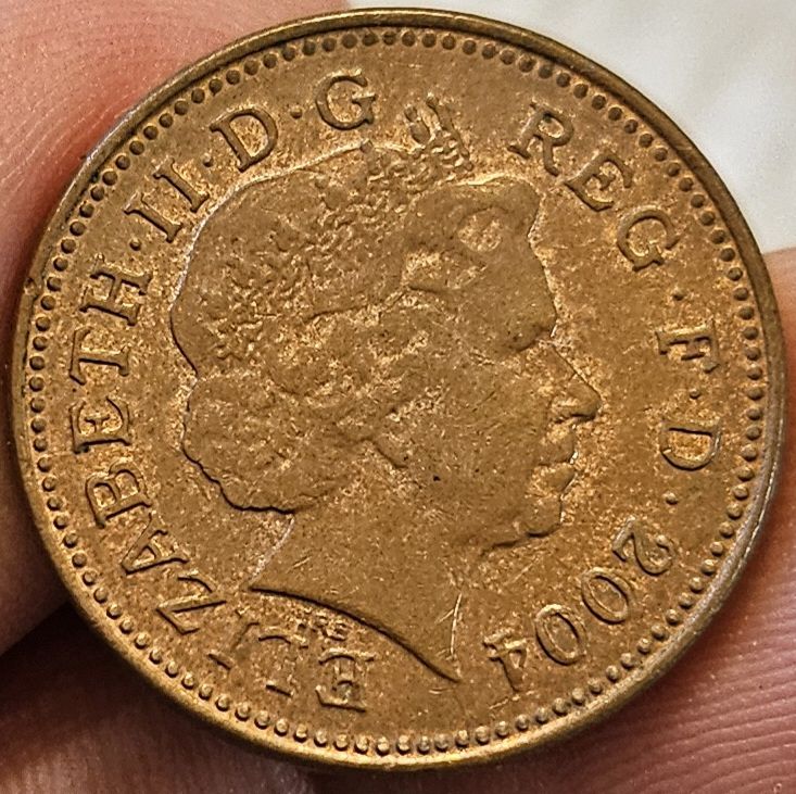 United Kingdom 1 Penny 2004 XF - For Sale, Buy Now Online - Item #786873