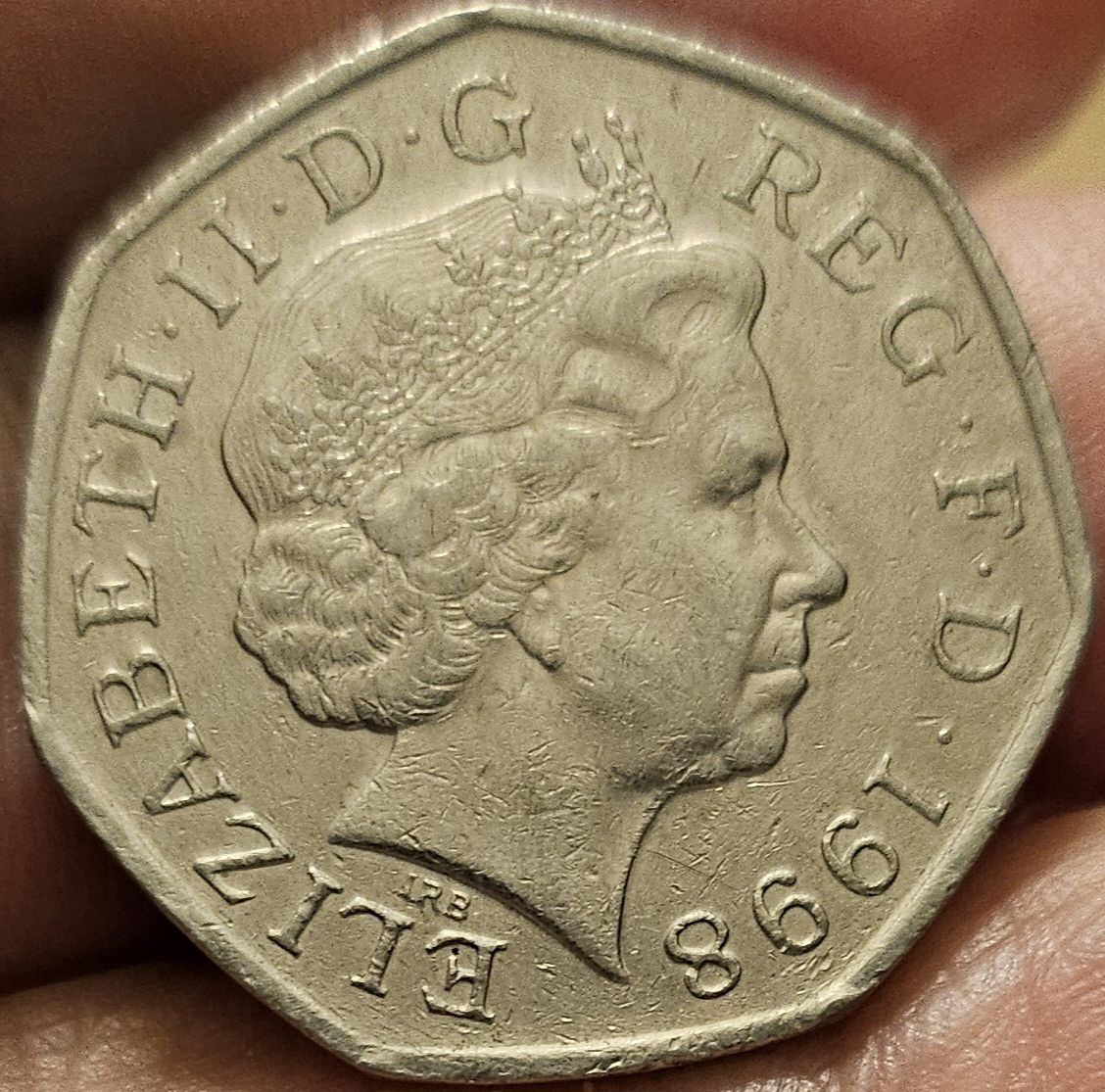United Kingdom 50 Pence 1998 XF - For Sale, Buy Now Online - Item #788065