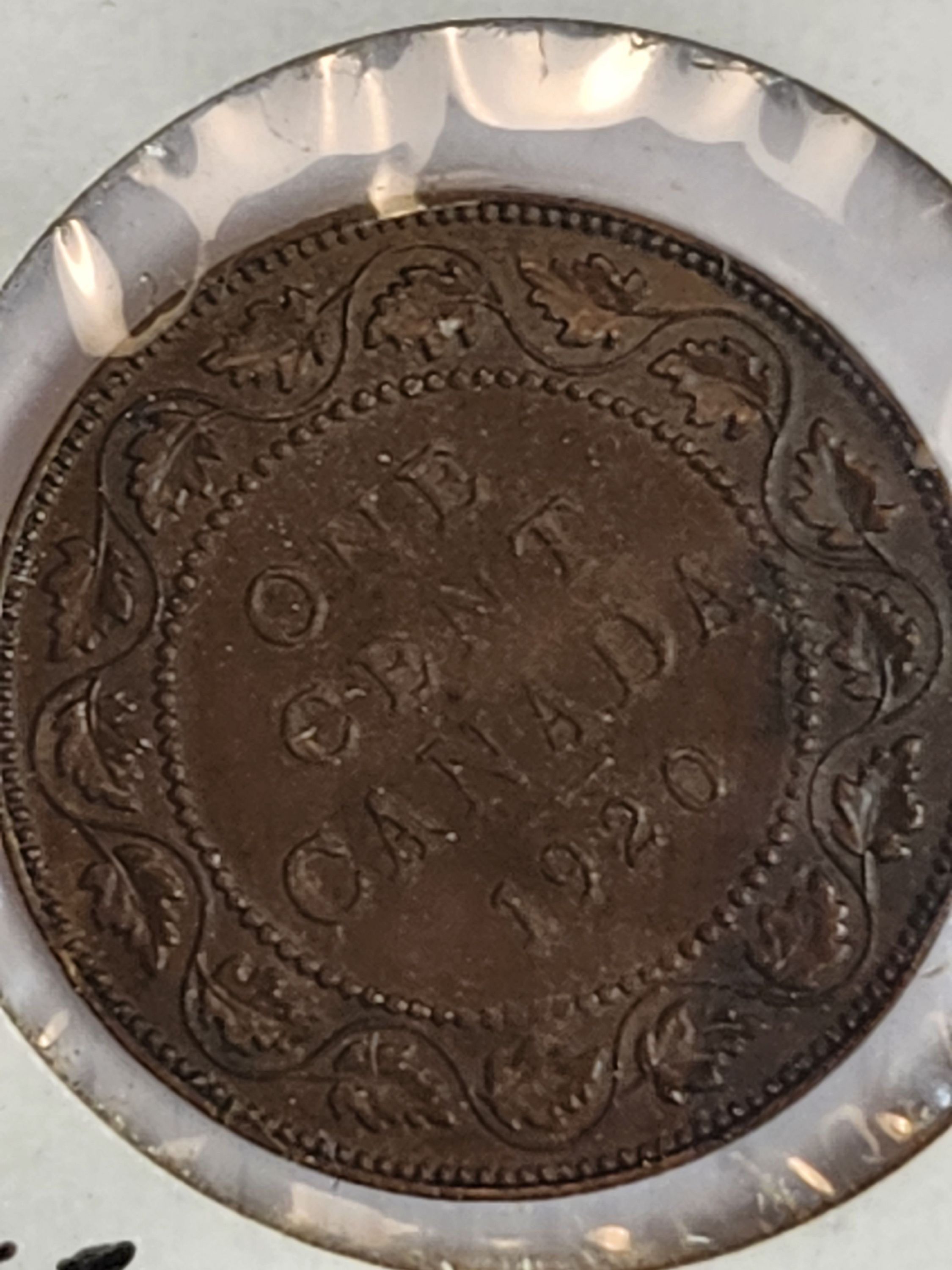 1920 Canada 1 Large Cent Coin Extra Fine - For Sale, Buy Now Online ...