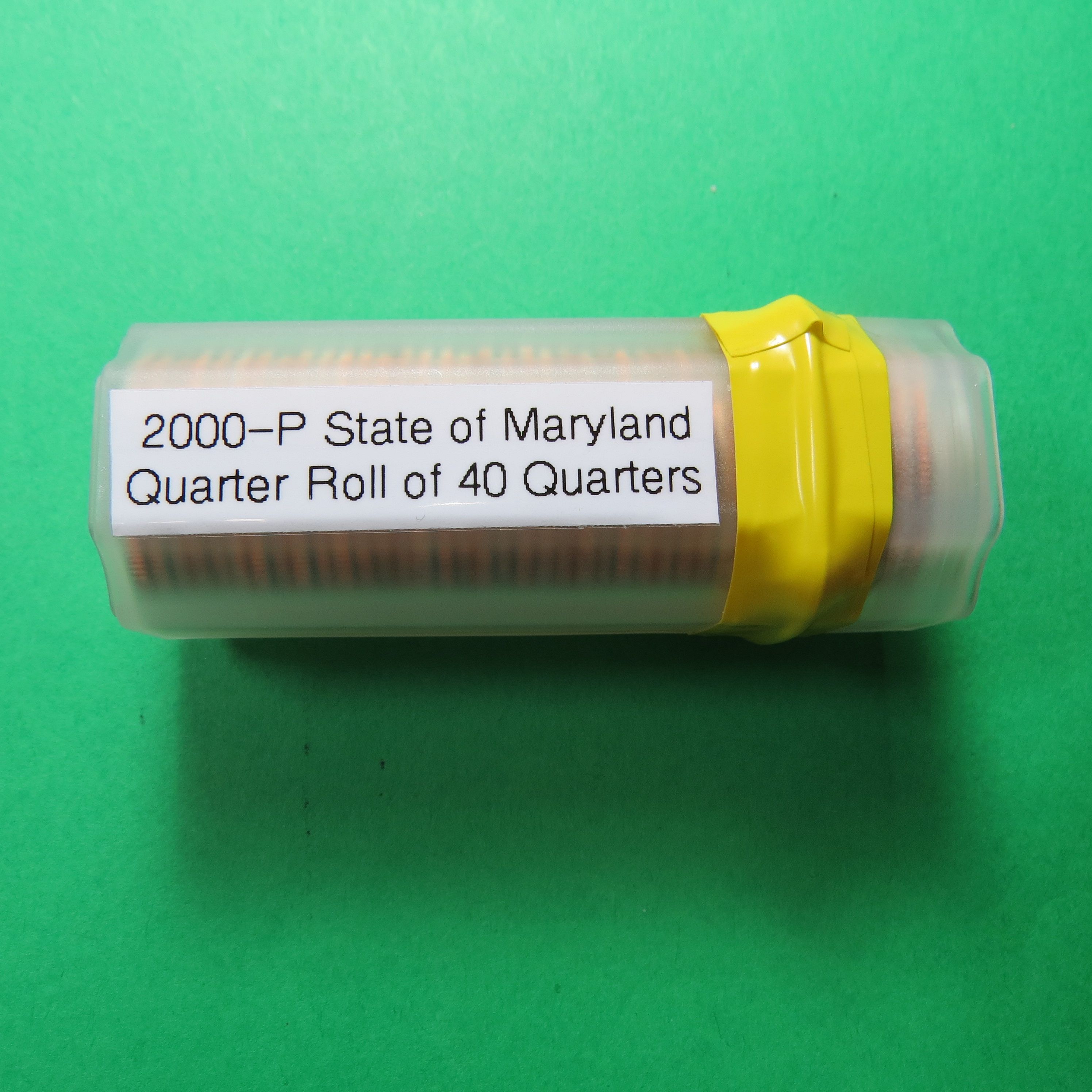 2000-P MARYLAND UNCIRCULATED STATE QUARTER ROLL (40 COINS) Lot E566 ...