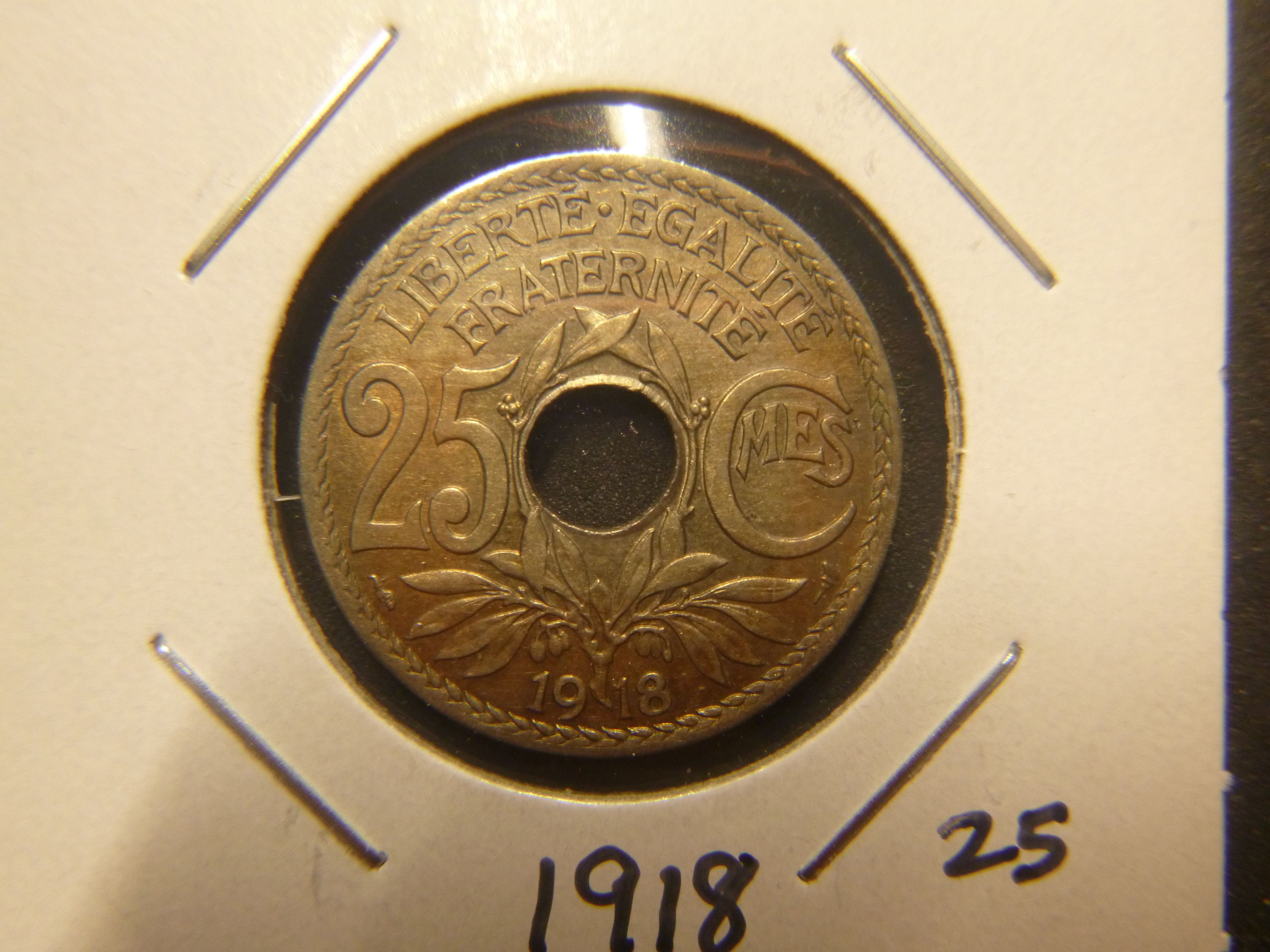 FRANCE 1918 25 CMES - For Sale, Buy Now Online - Item #792034