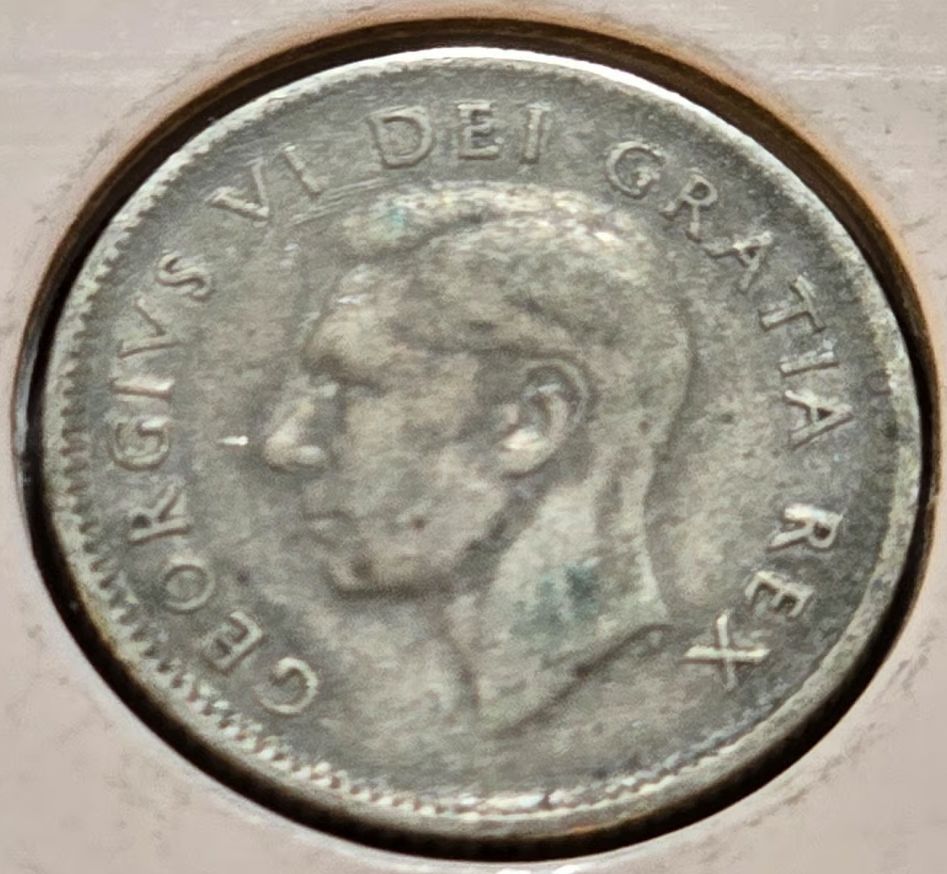 RARE 1950 Canada 10 Cent George VI ***Silver*** Dime!!! - For Sale, Buy ...