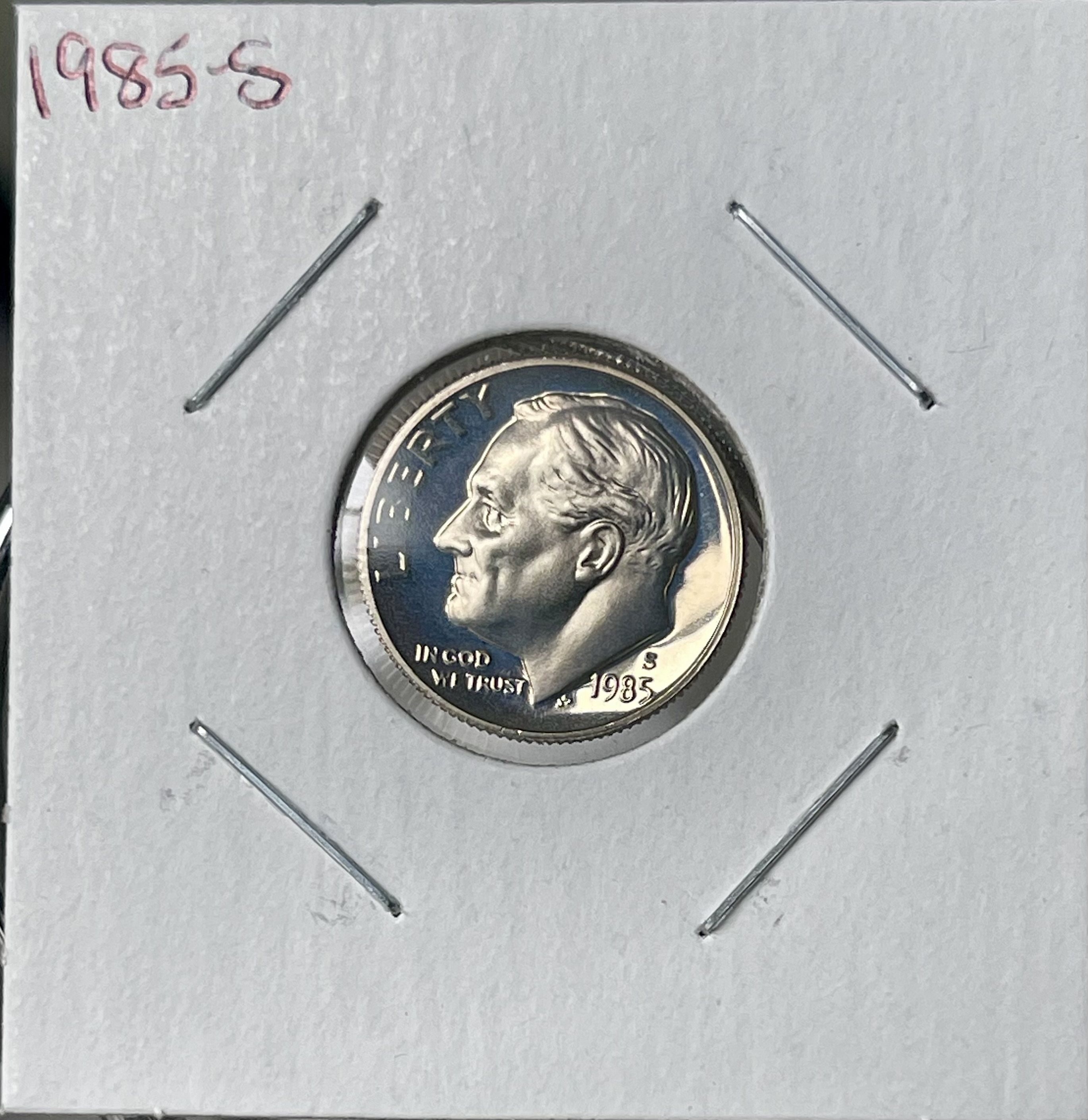 1985-S Roosevelt Clad Proof Dime • Cameo Proof Direct from MPS - For ...