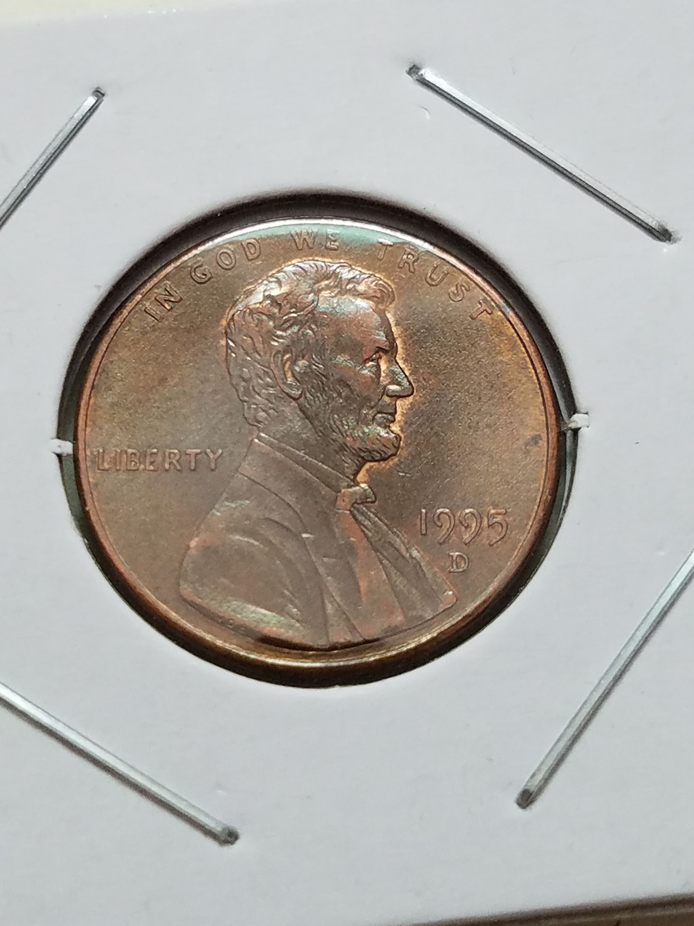 1995 D Lincoln Penny DDO and Double Off Center - For Sale, Buy Now ...