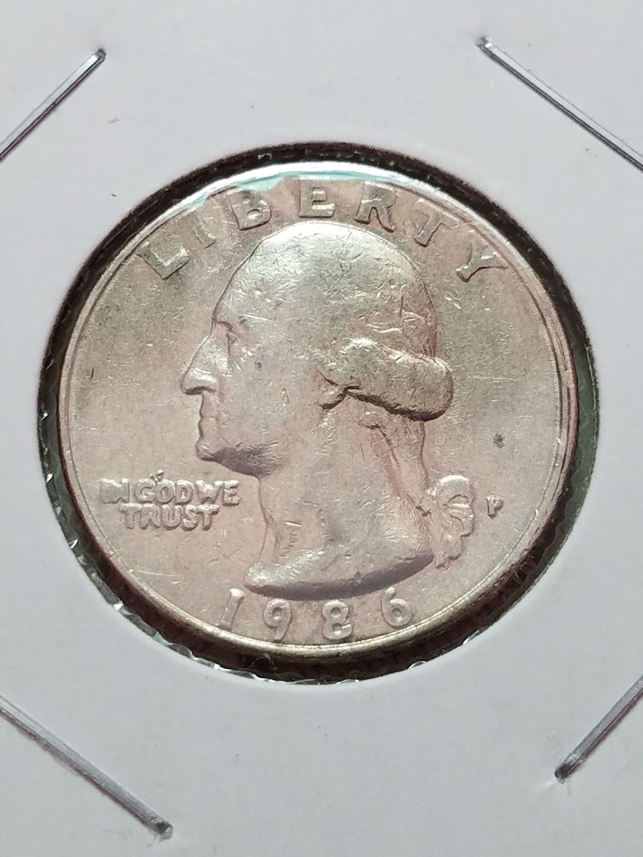 1986 P Washington Quarter Double Off Center - For Sale, Buy Now Online ...
