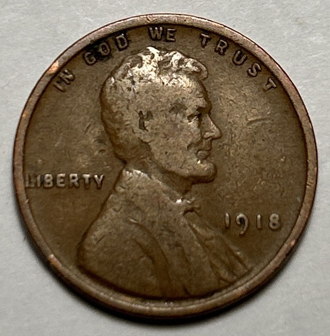 1918 Lincoln Wheat Cent. 8444 - For Sale, Buy Now Online - Item #797156