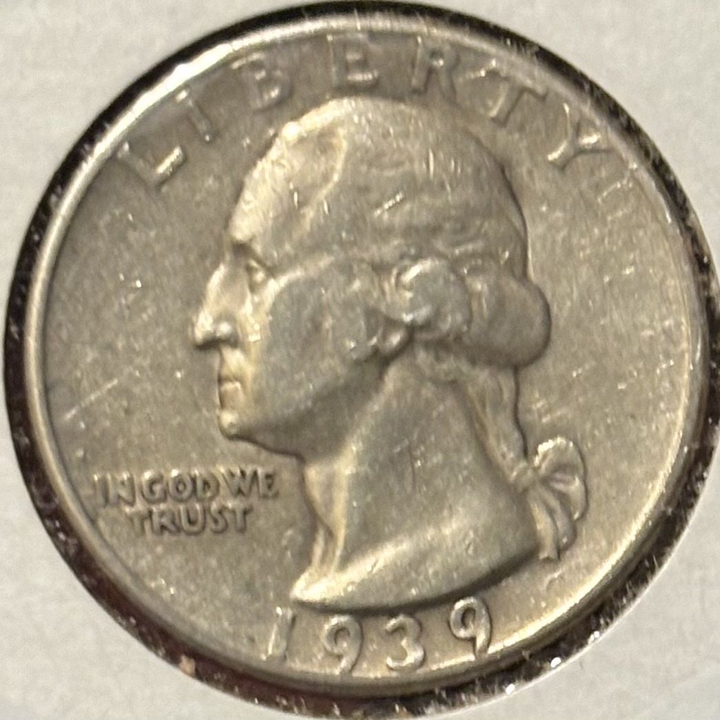 1939 D Washington Quarter - For Sale, Buy Now Online - Item #797319