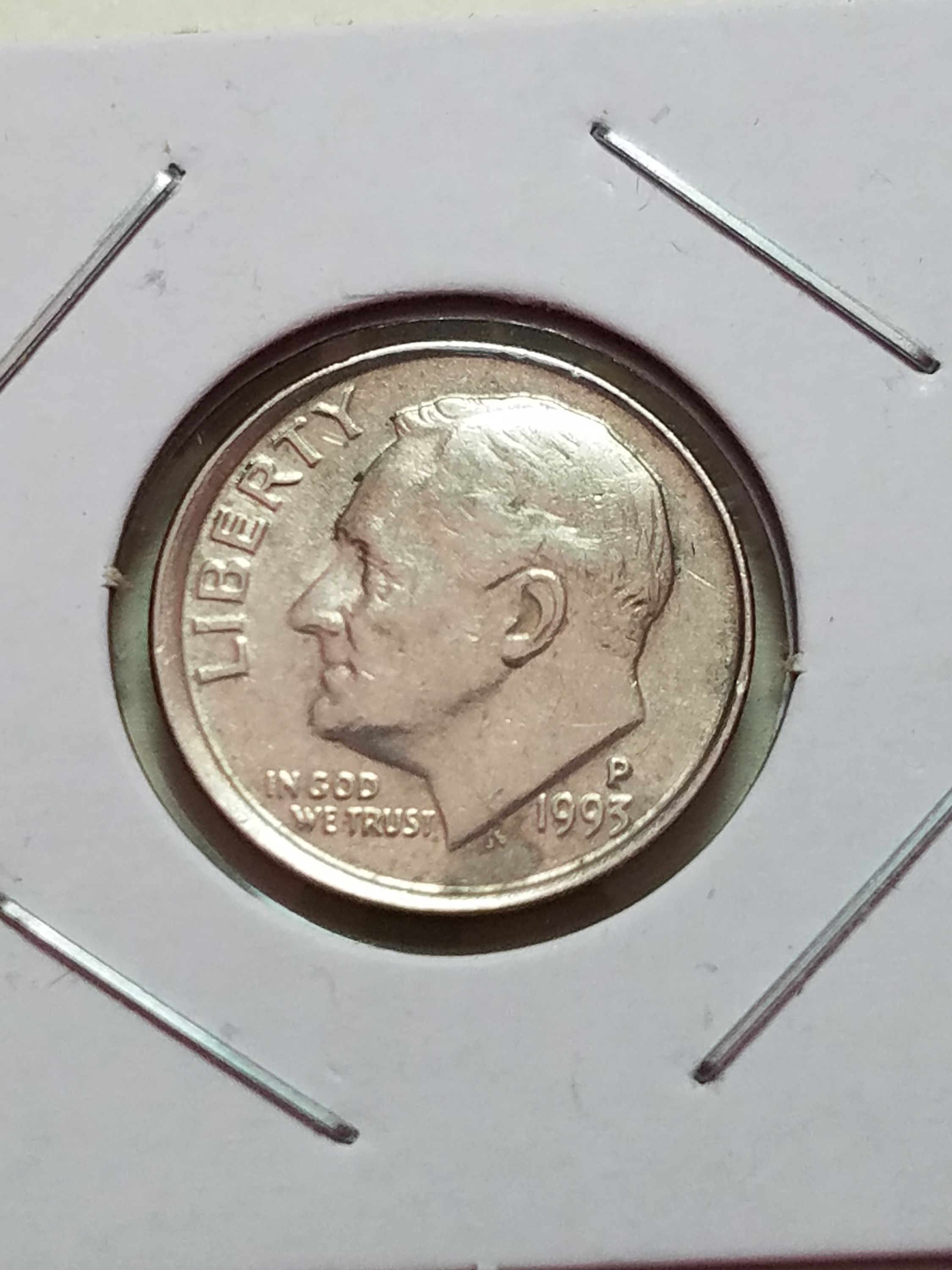 1993 P Jefferson Dime Double Off Center - For Sale, Buy Now Online ...