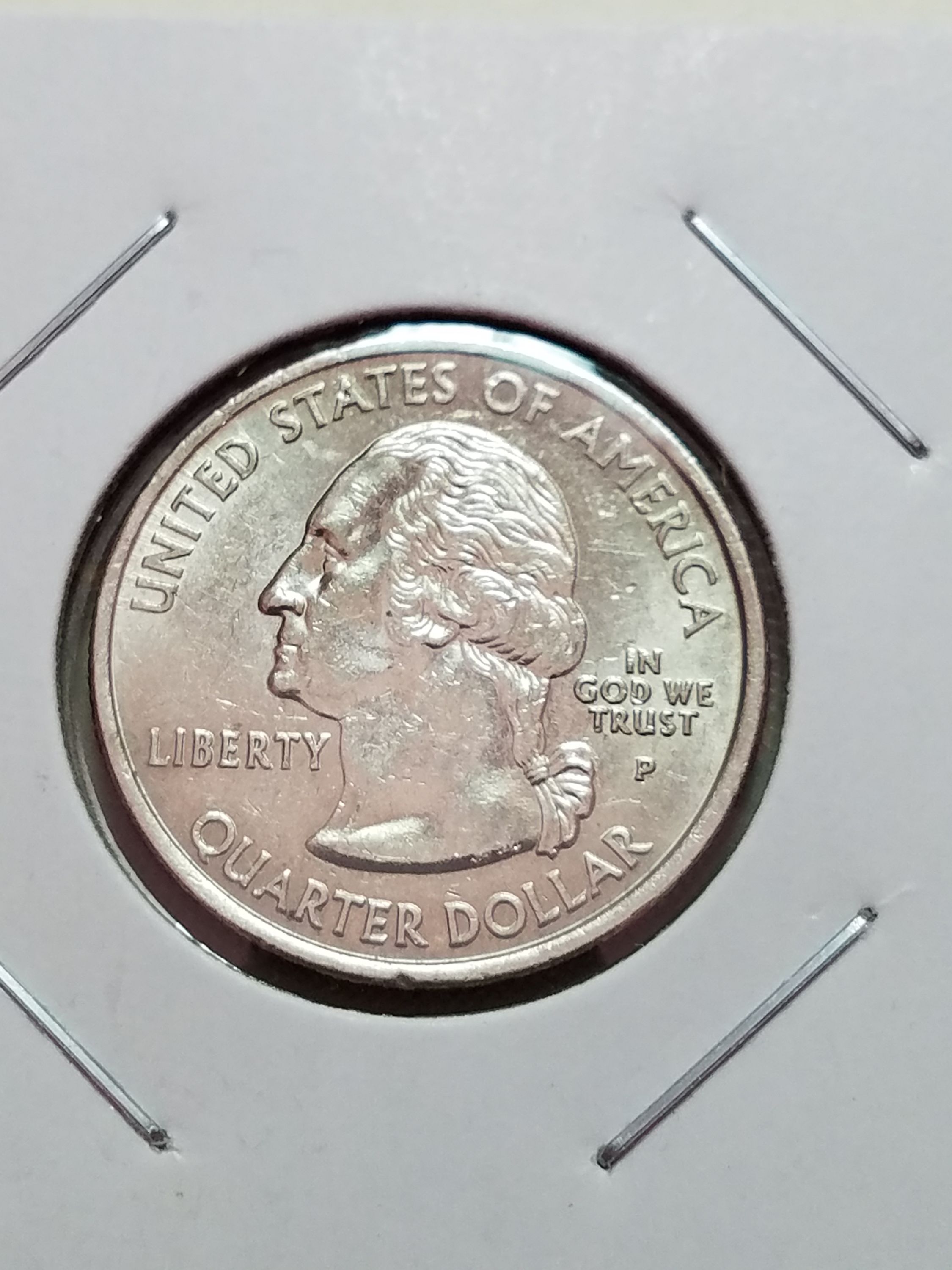2008 P Alaska State Washington Quarter CLAW CUD Error and Double Off ...